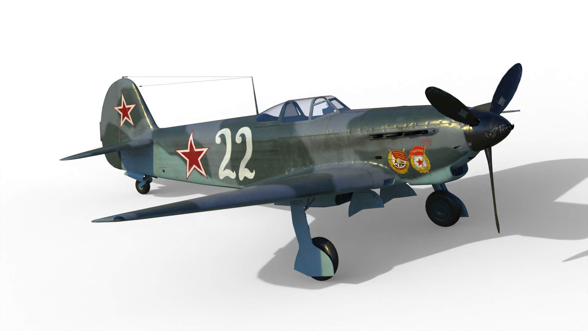 Yakovlev YAK-9 Fighter 3D Model by citizensnip