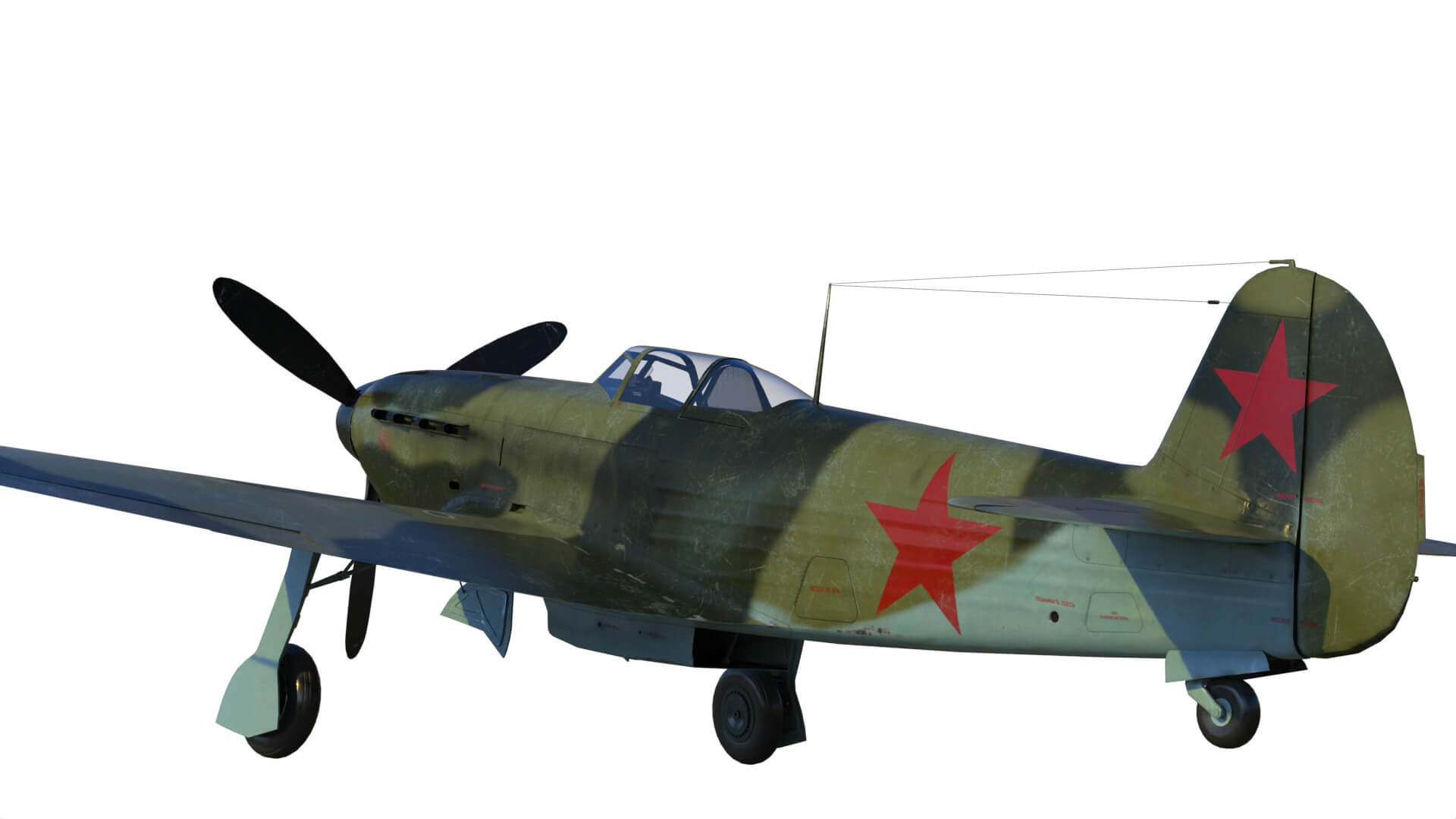 Yakovlev YAK-9 Fighter 3D Model by citizensnip