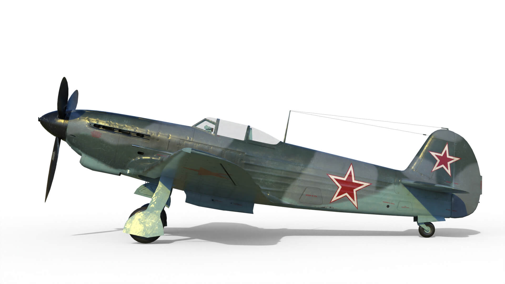 Yakovlev YAK-9 Fighter 3D Model by citizensnip
