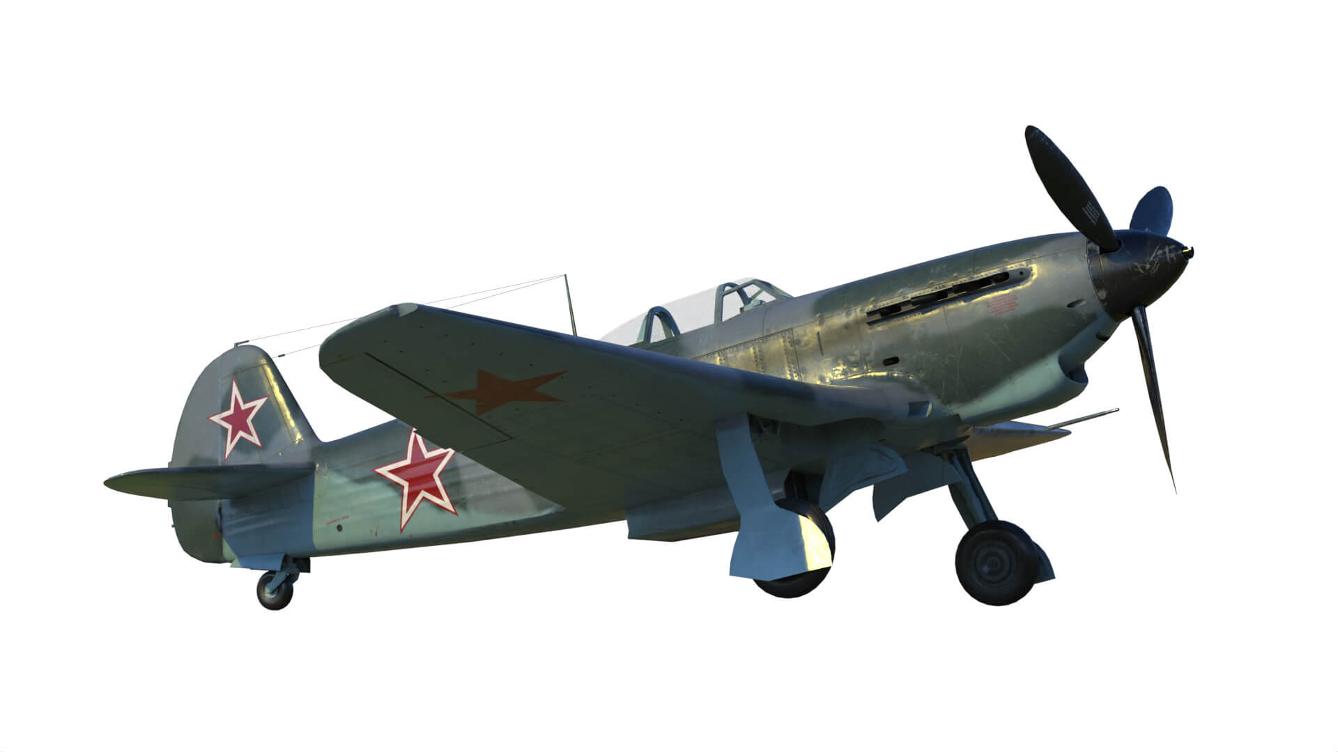 Yakovlev YAK-9 Fighter 3D Model by citizensnip