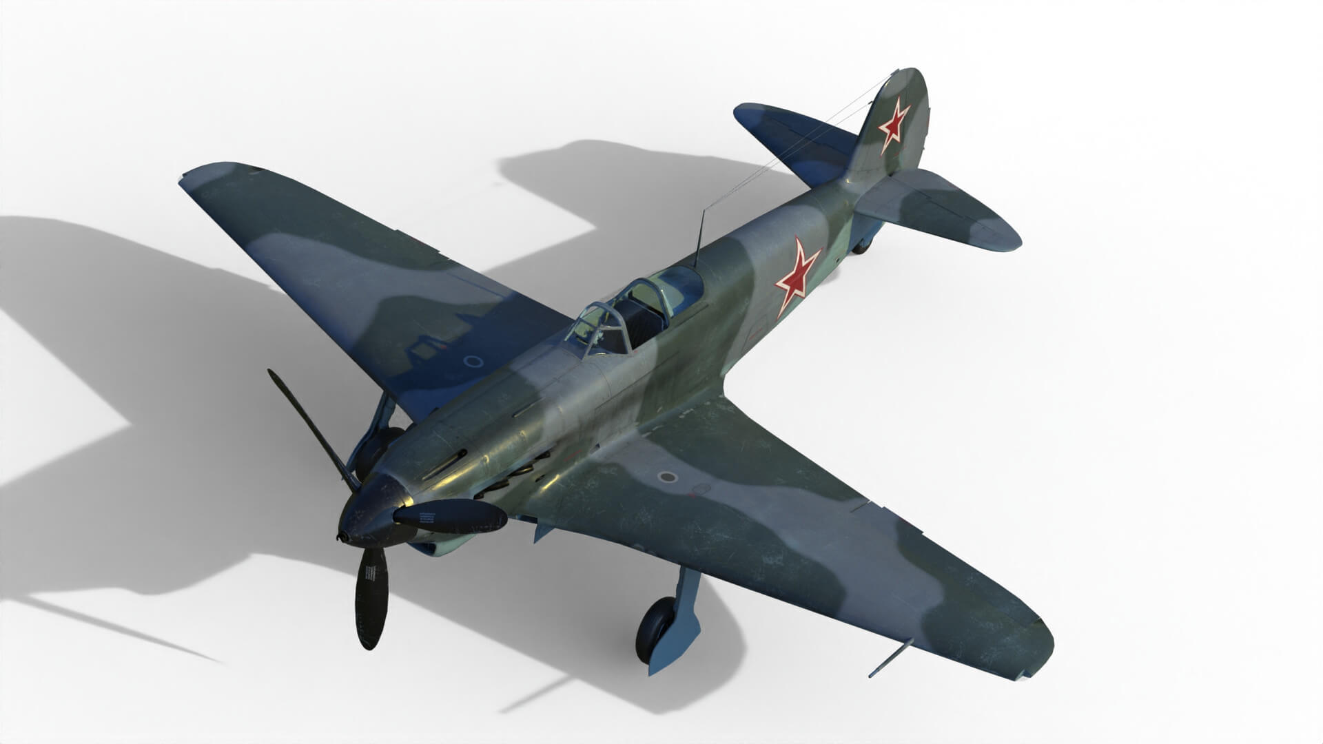 Yakovlev YAK-9 Fighter 3D Model by citizensnip