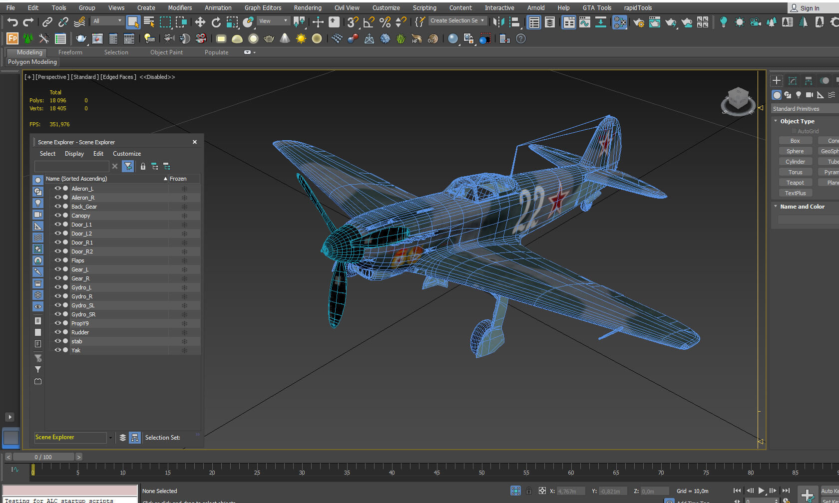 Yakovlev YAK-9 Fighter 3D Model by citizensnip