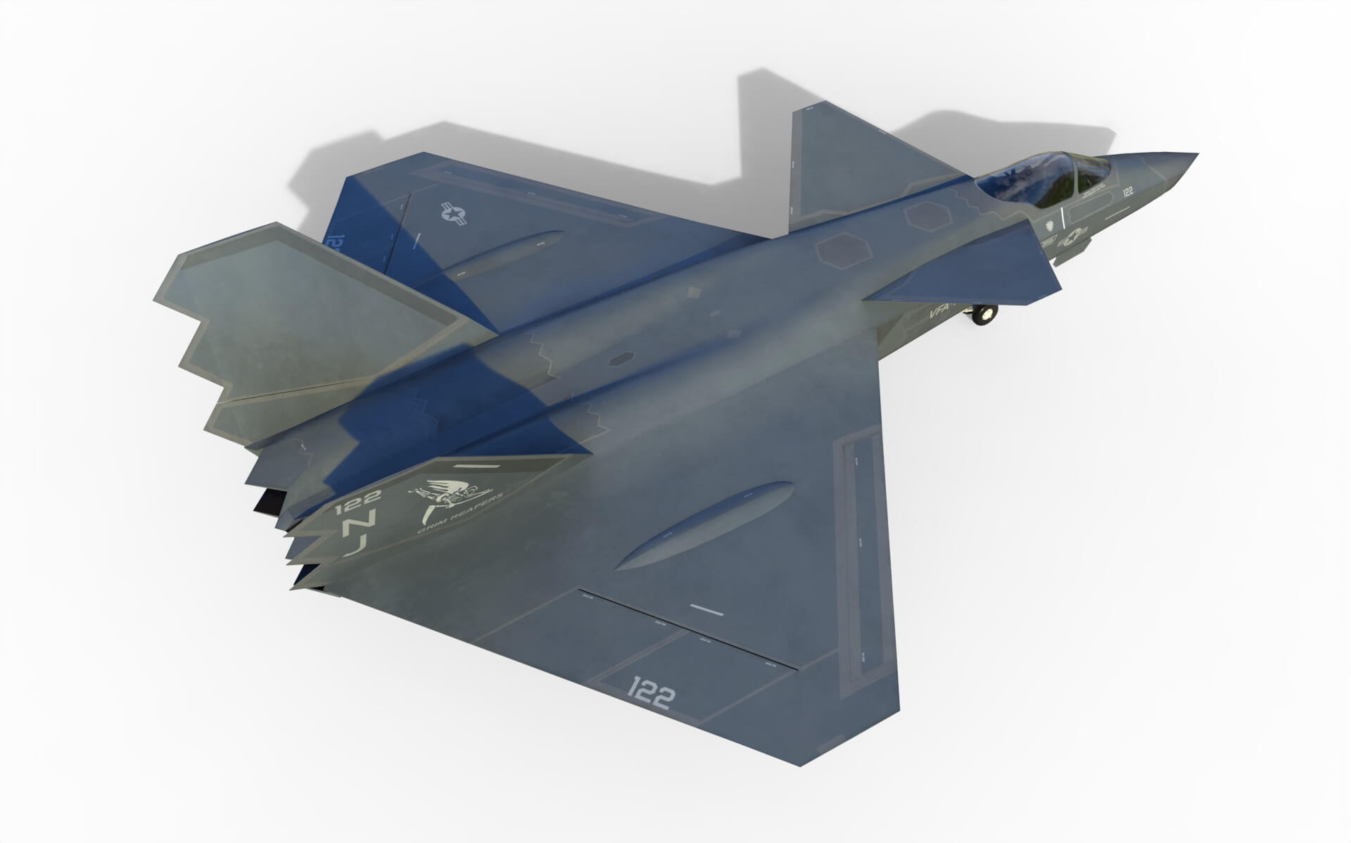 YF-23 Naval NATF-23 3D Model by citizensnip