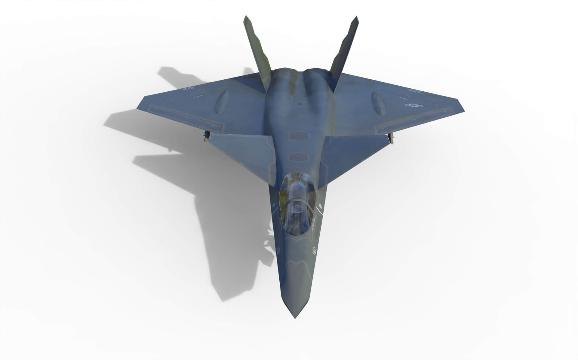 YF-23 Naval NATF-23 3D Model by citizensnip