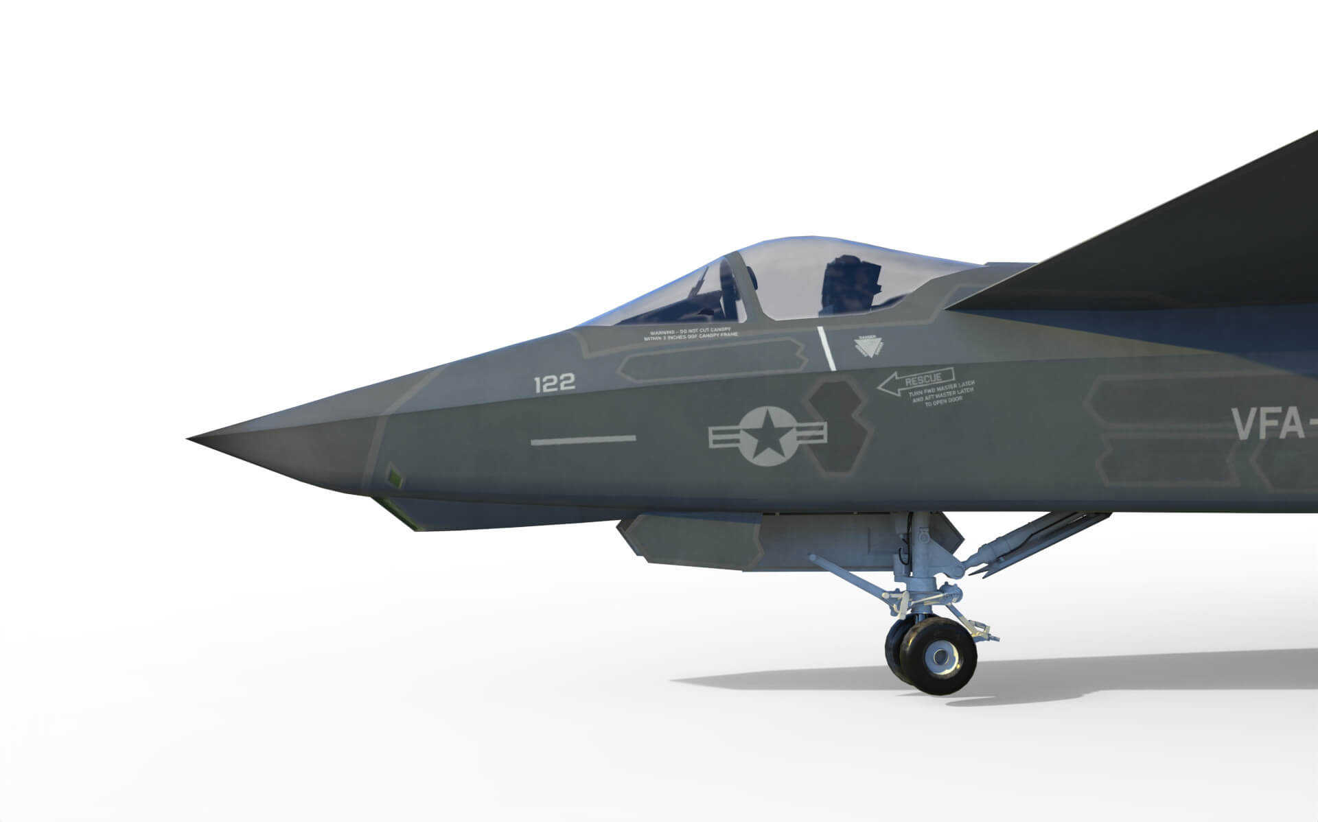YF-23 Naval NATF-23 3D Model by citizensnip