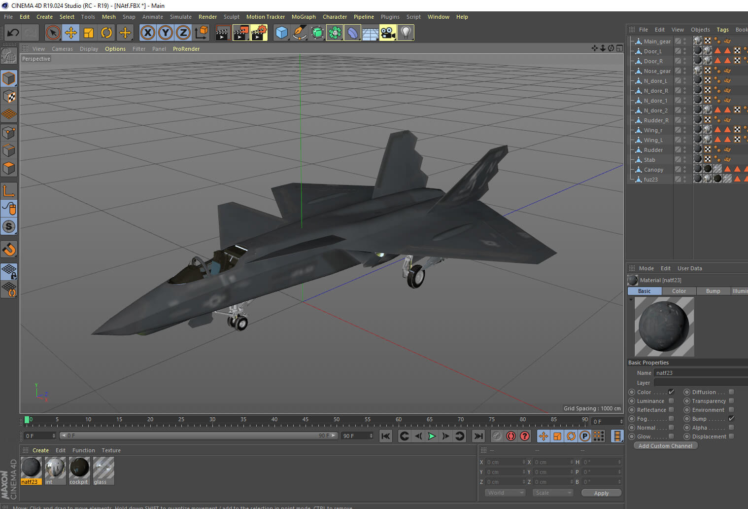 YF-23 Naval NATF-23 3D Model by citizensnip