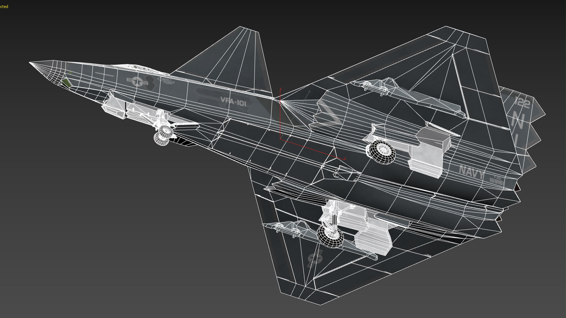 YF-23 Naval NATF-23 3D Model by citizensnip