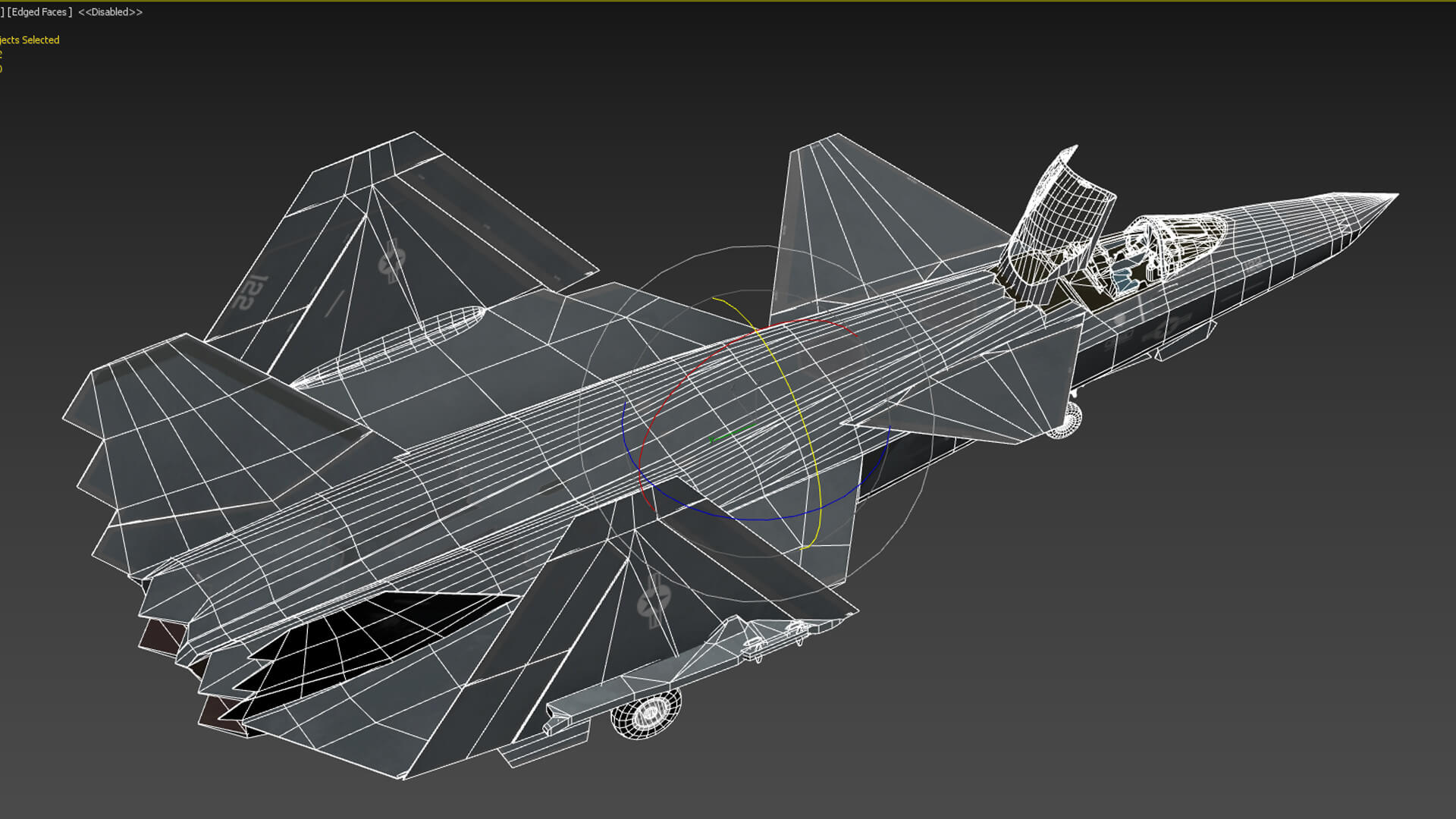 YF-23 Naval NATF-23 3D Model by citizensnip