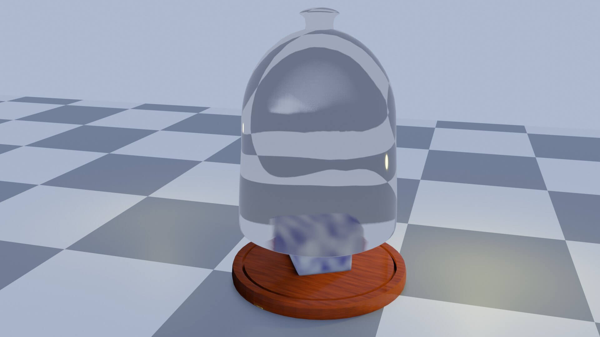 Cloche (Bell Jar) - 3D Model by cjb3d