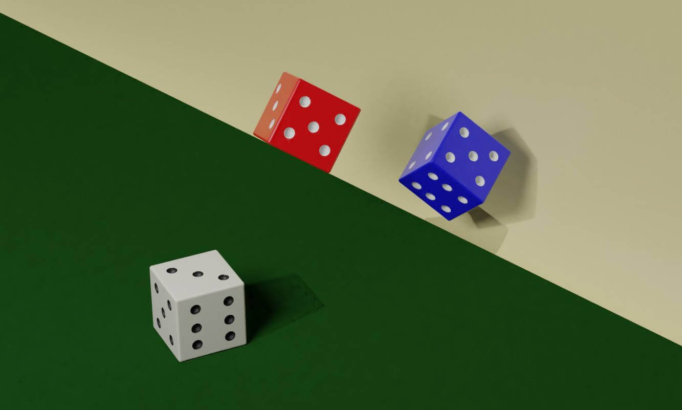 Tumbling Dice Physics Animation - 3D Model by cjb3d