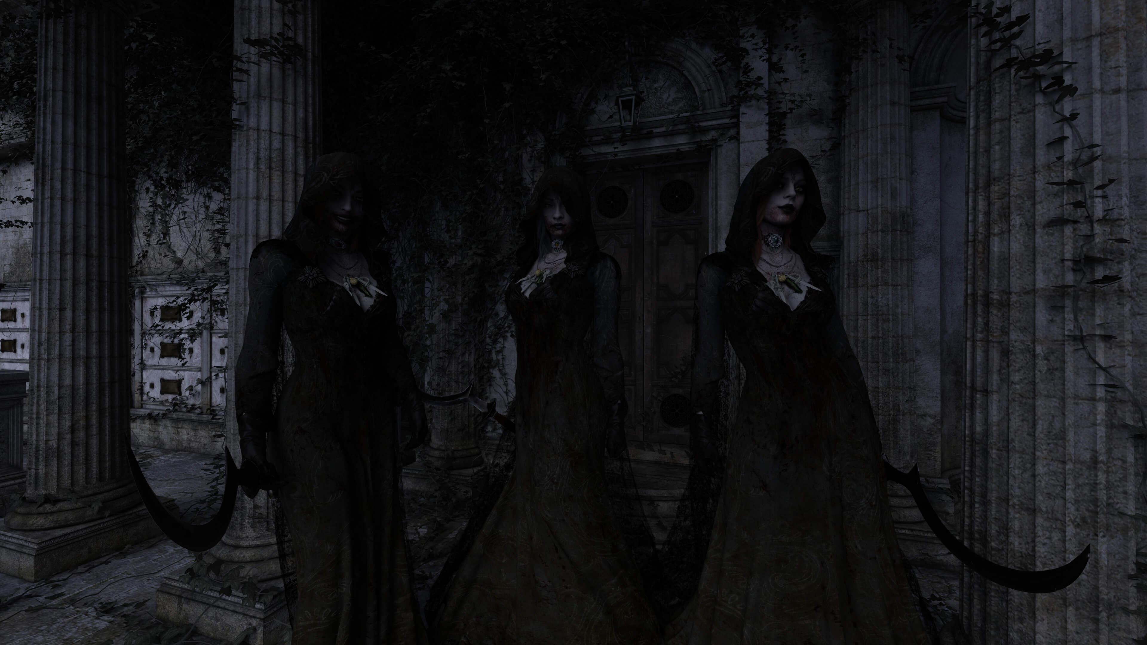 Dimitrescu Sisters 3D Render, Digital Art by CJones3DCG