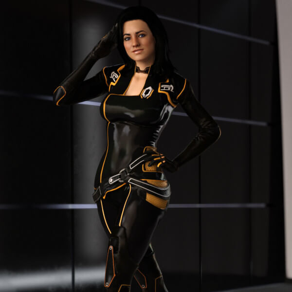 Miranda at the Citadel 3D Render, Digital Art by CJones3DCG