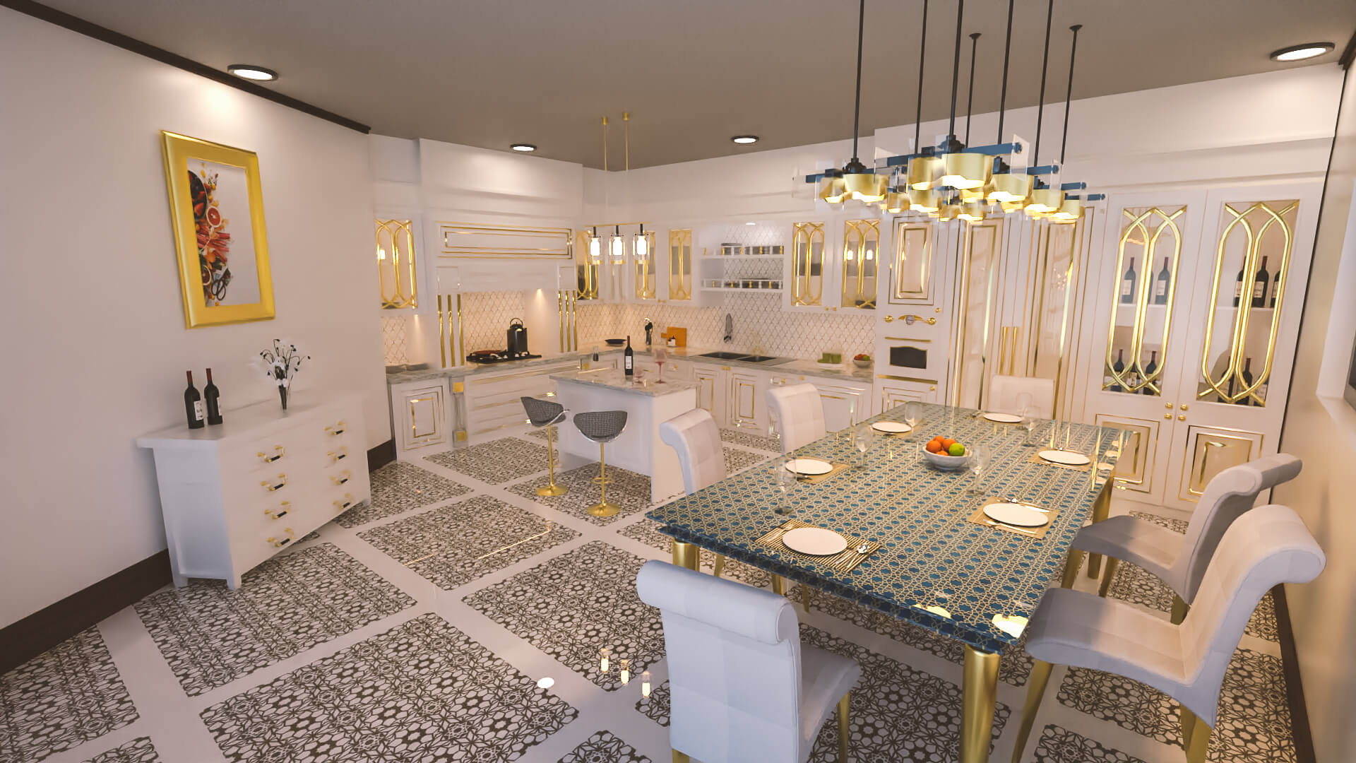 Arabic Kitchen - Daz Content by clacydarch