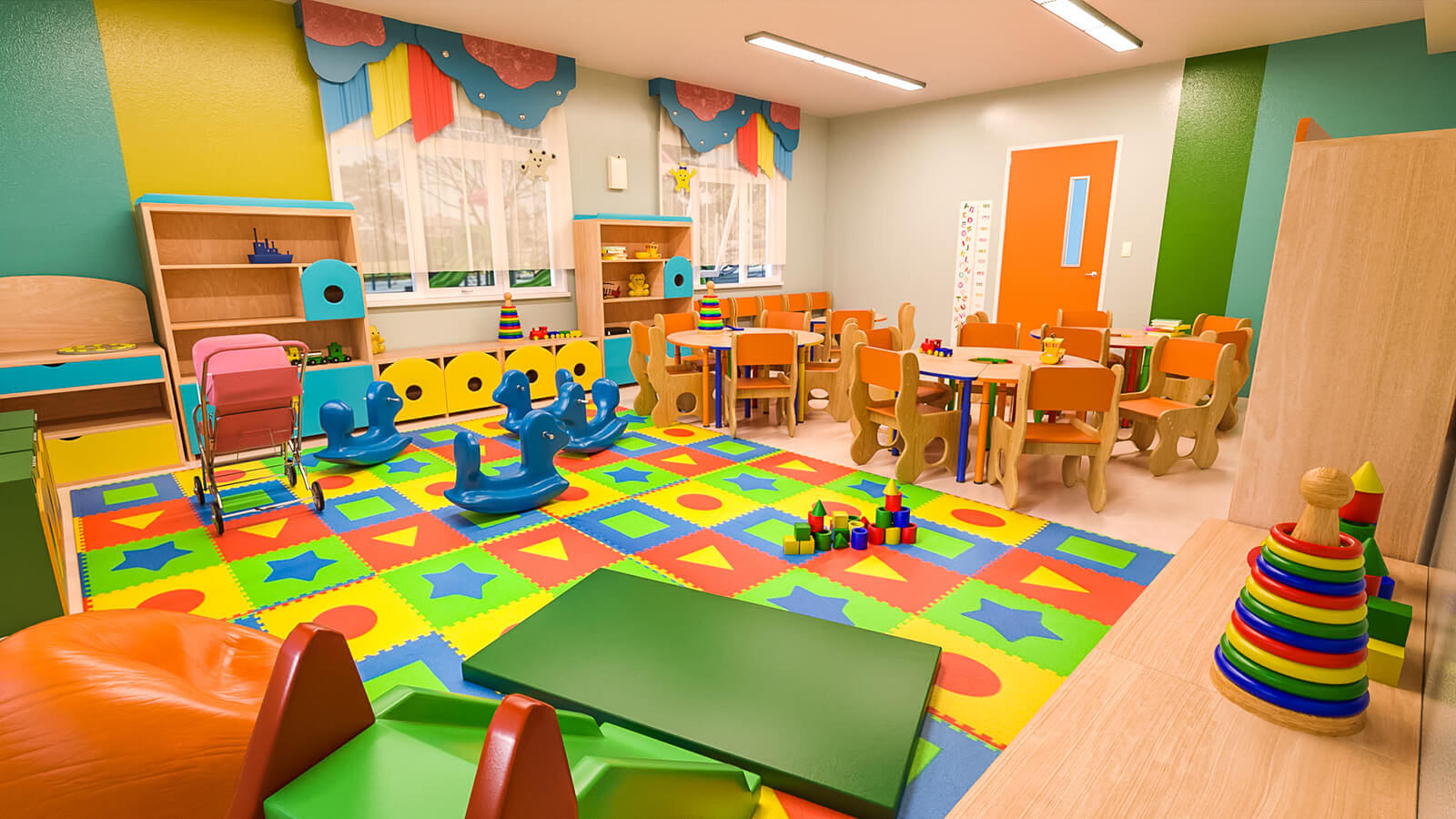 Daycare Room - Daz Content by clacydarch