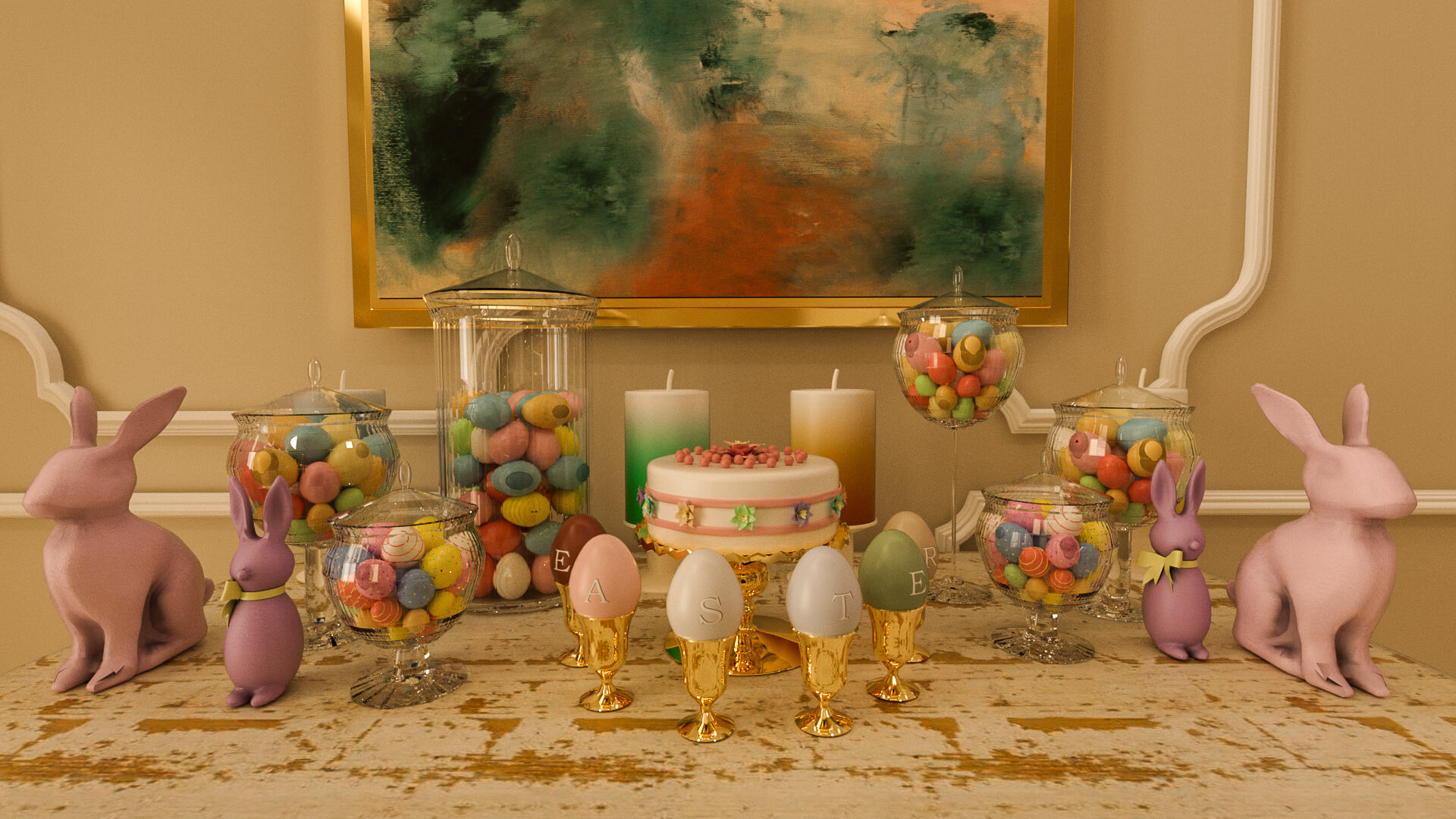 Easter Brunch - Daz Content by clacydarch