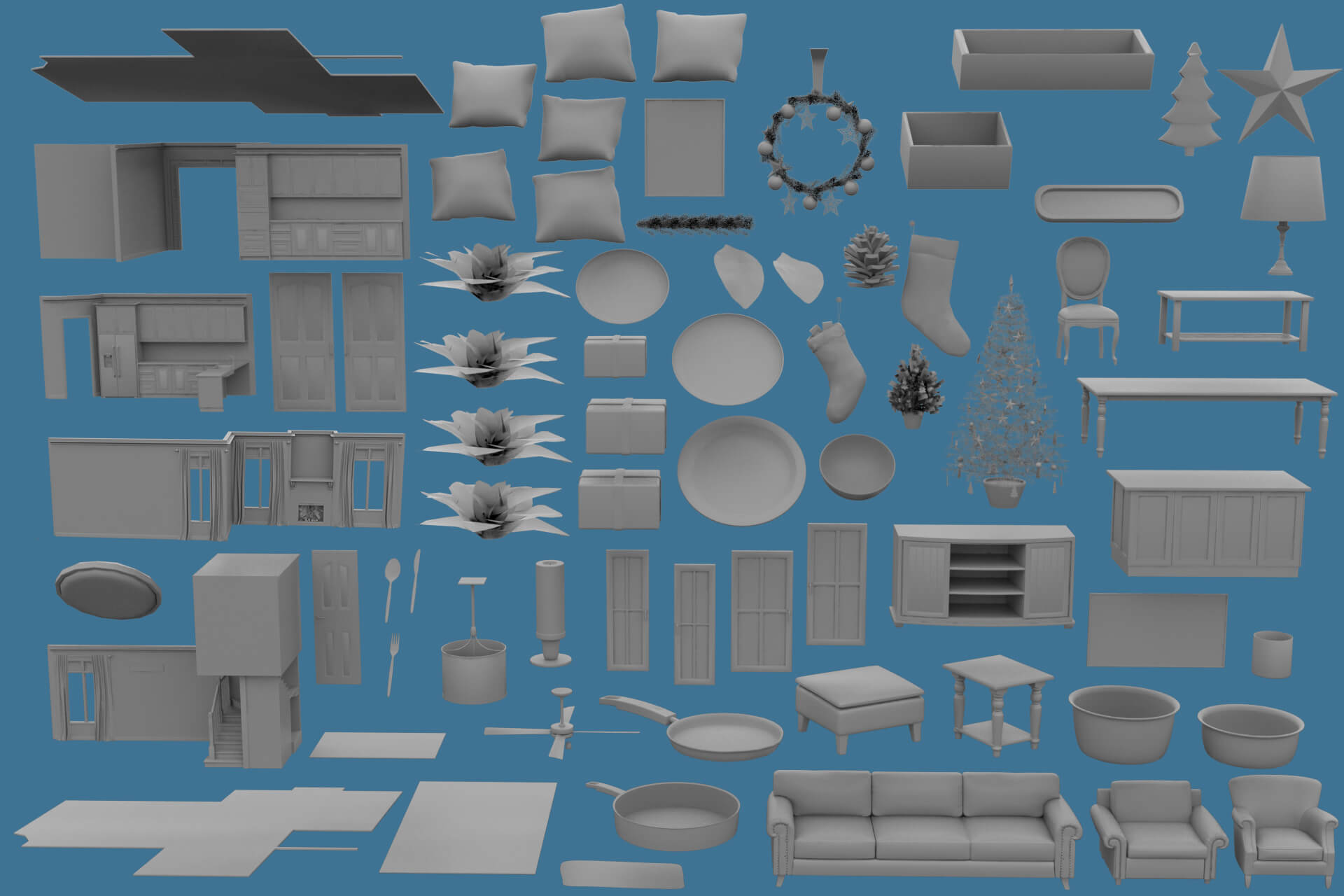 Clacy's Eve House - Daz Content by clacydarch