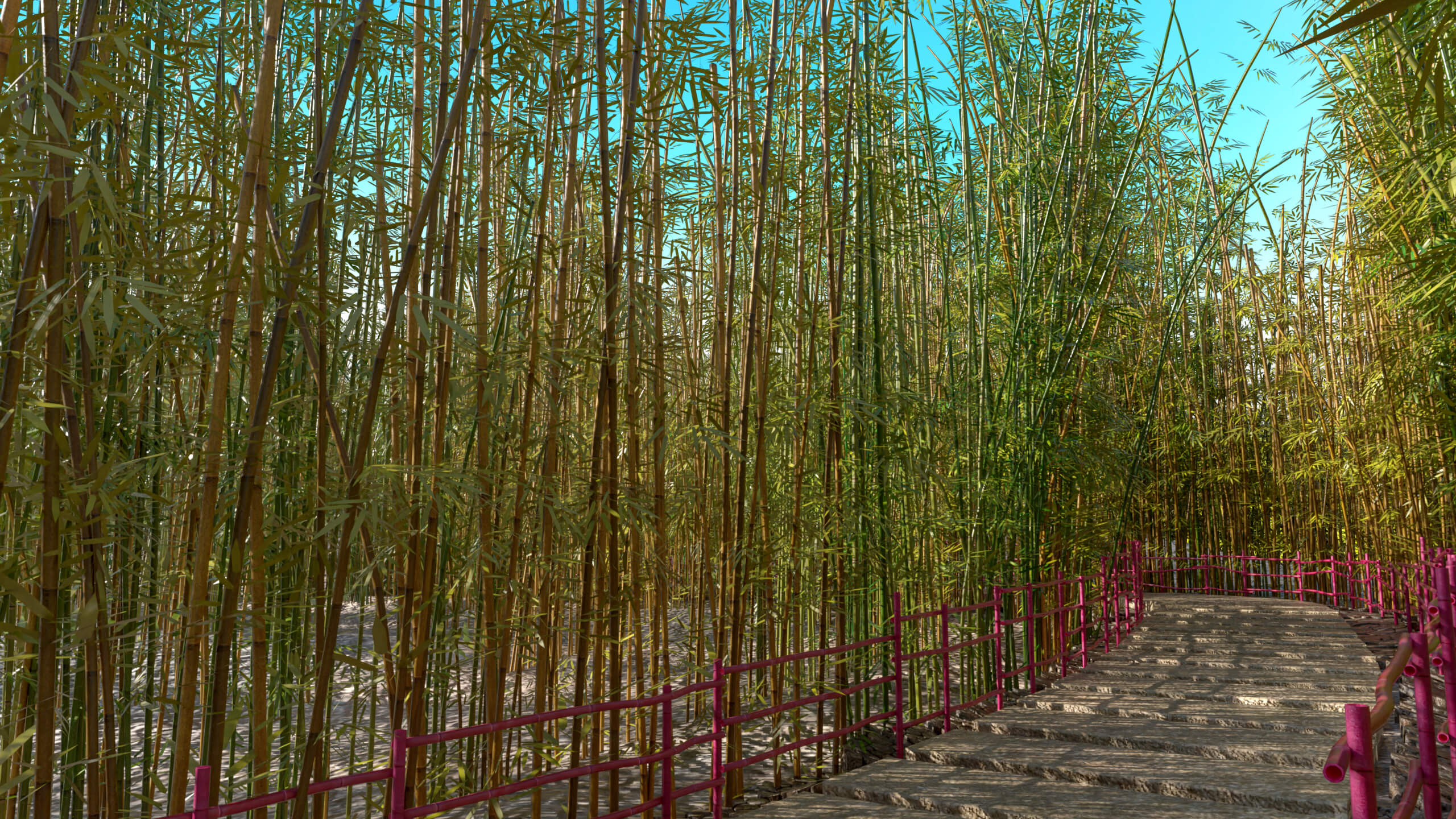 Bamboo Sanctuary 3D Render | RenderHub Gallery