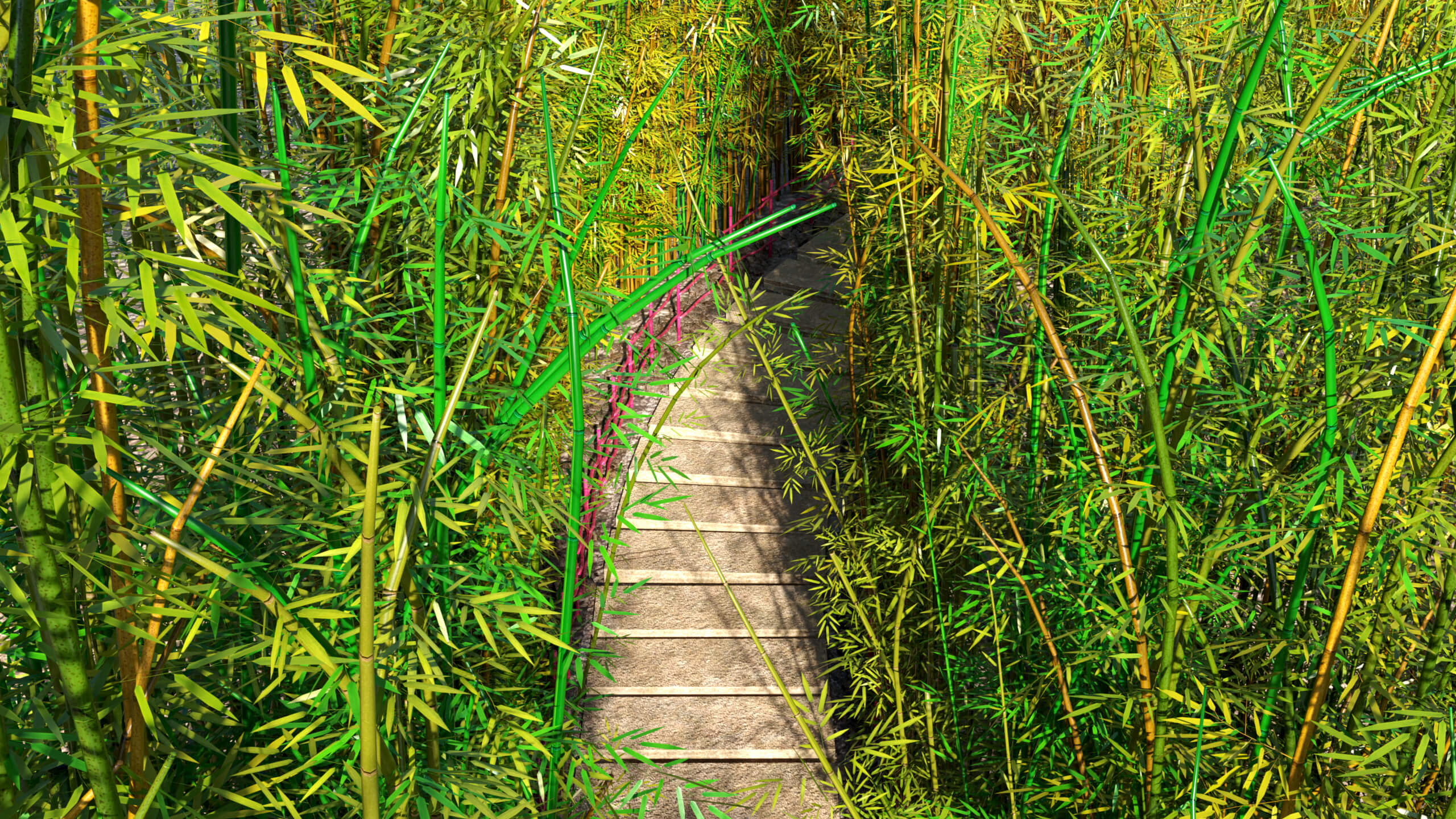 Bamboo Sanctuary 3D Render | RenderHub Gallery