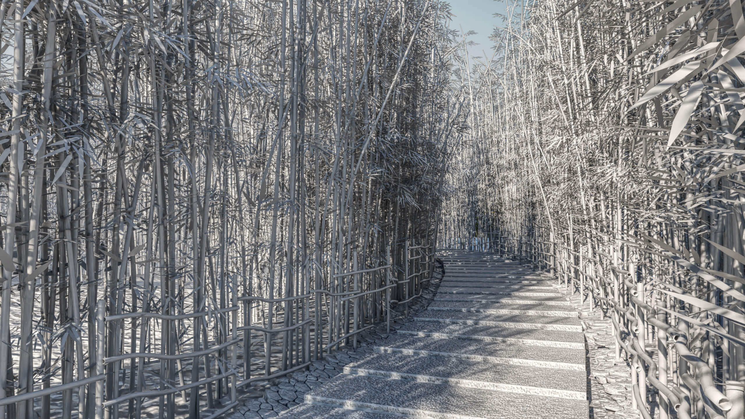 Bamboo Sanctuary 3D Render | RenderHub Gallery