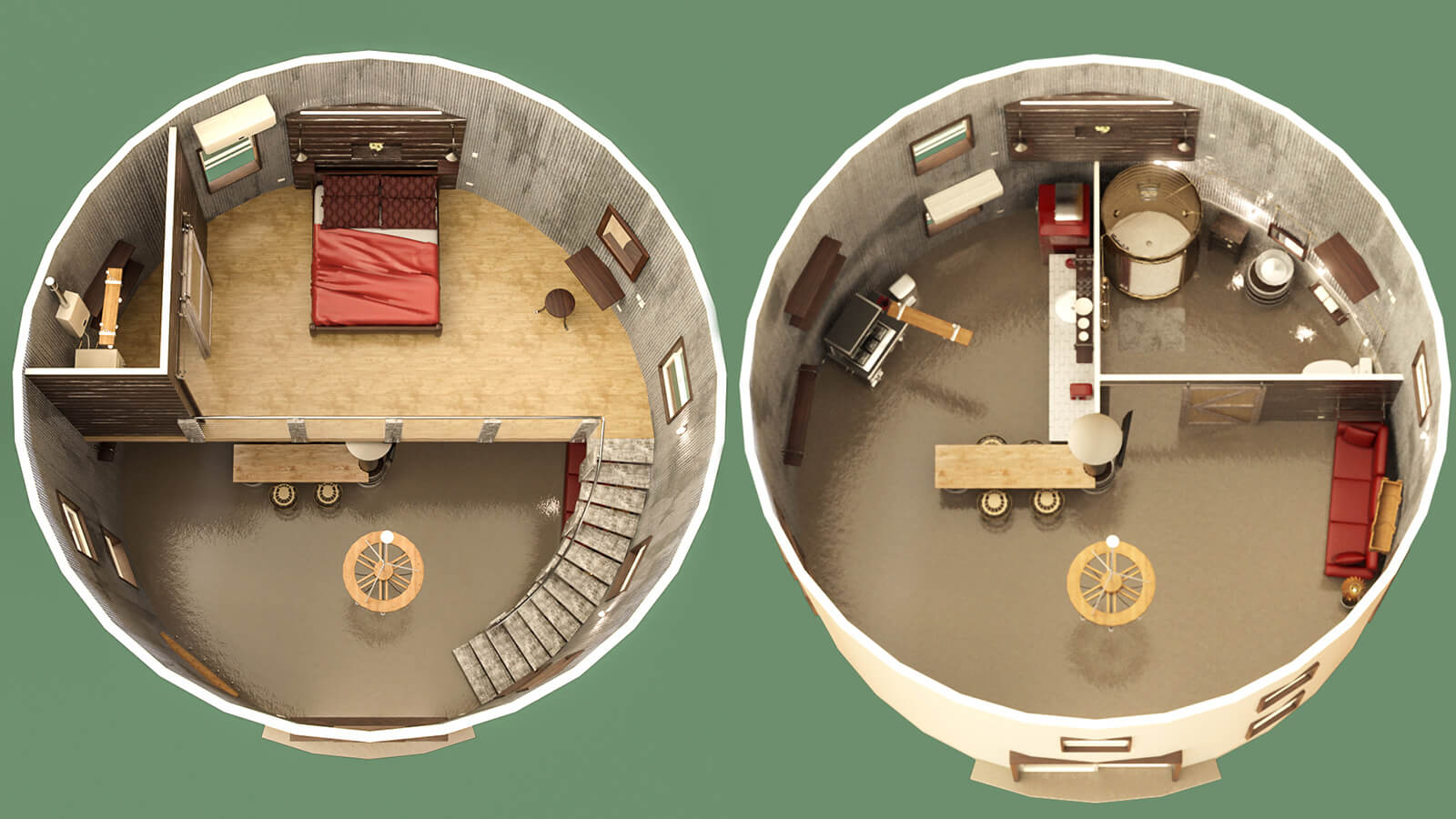 Clacy's Yurt House 3D Render | RenderHub Gallery