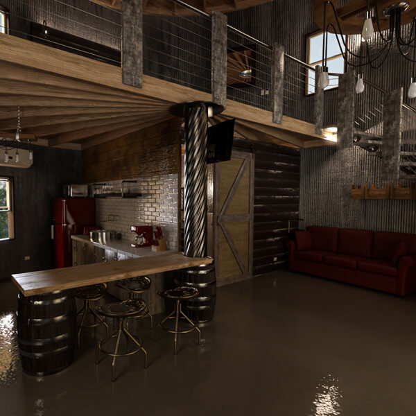 Kuredu House 3D Wallpaper by clacydarch | RenderHub Wallpapers