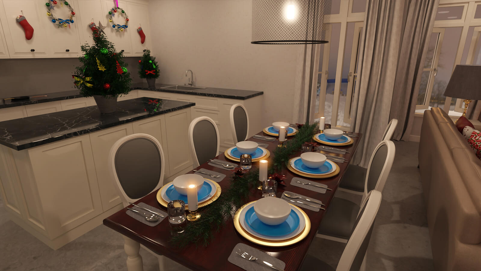 Eve House 3D Render, Digital Art by clacydarch