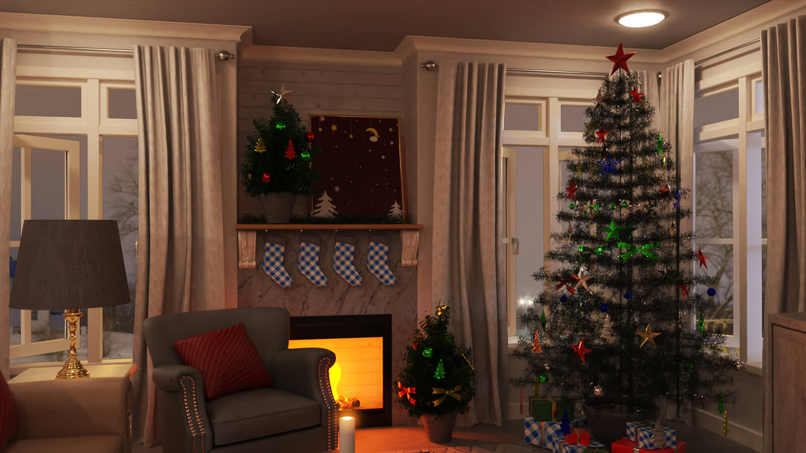 Eve House 3D Render | RenderHub Gallery