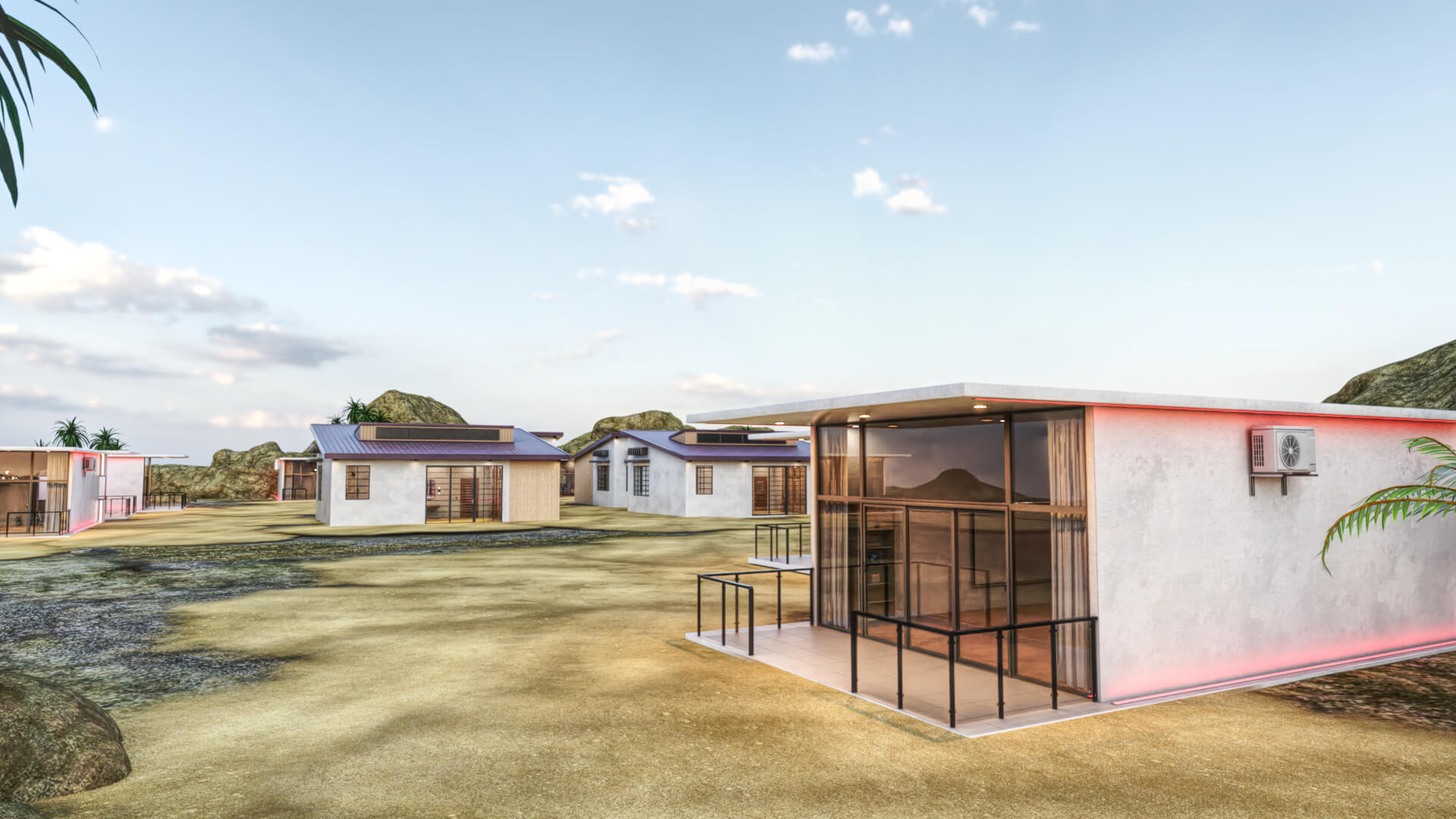 Japandi Bathroom on Renderhub Island 3D Render by clacydarch