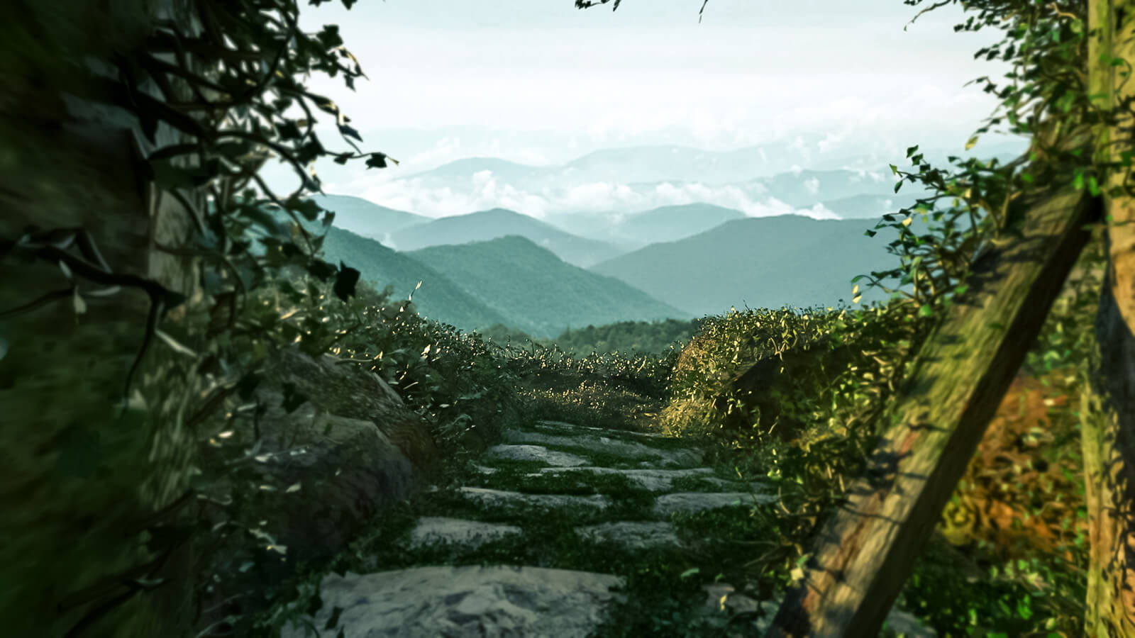 Mysterious Ancient Gate 3D Render | RenderHub Gallery