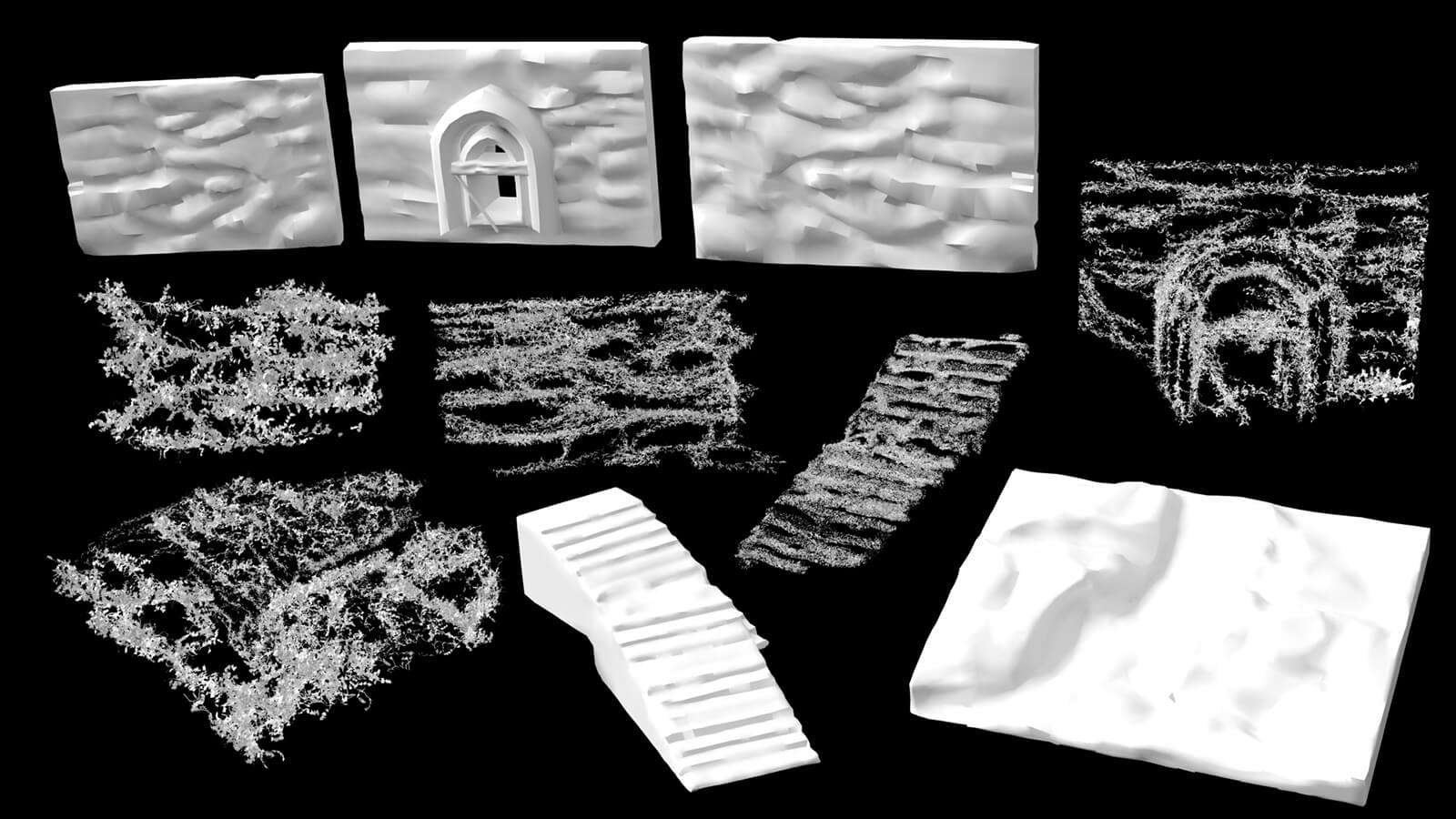 Mysterious Ancient Gate 3D Render | RenderHub Gallery