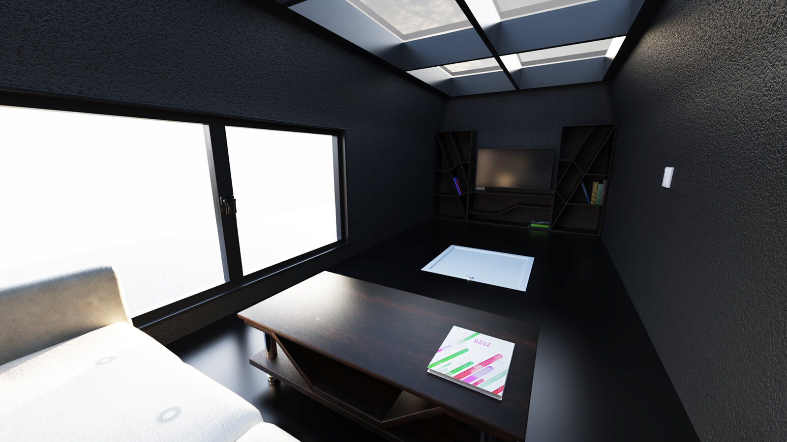 Riverside Cabin 3D Render, Digital Art by clacydarch