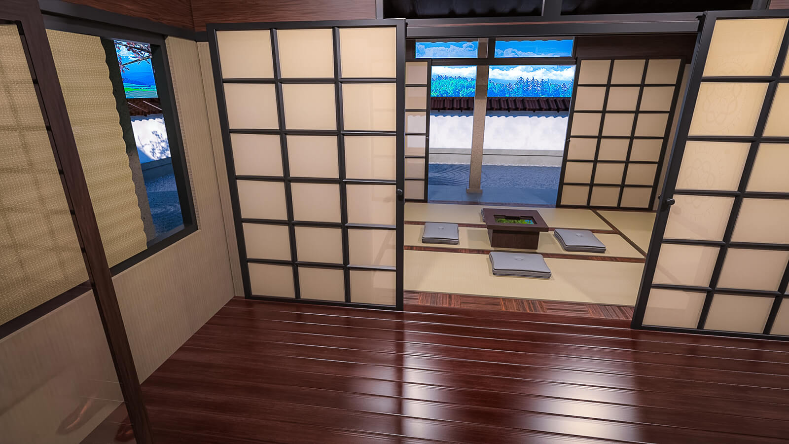 Samurai's House 3D Render, Digital Art by clacydarch