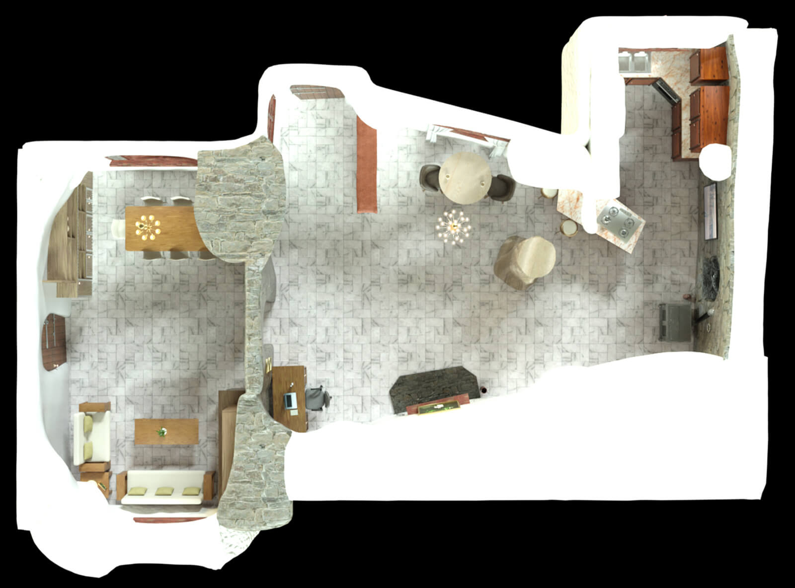 Snow White Cottage 3D Render | RenderHub Gallery