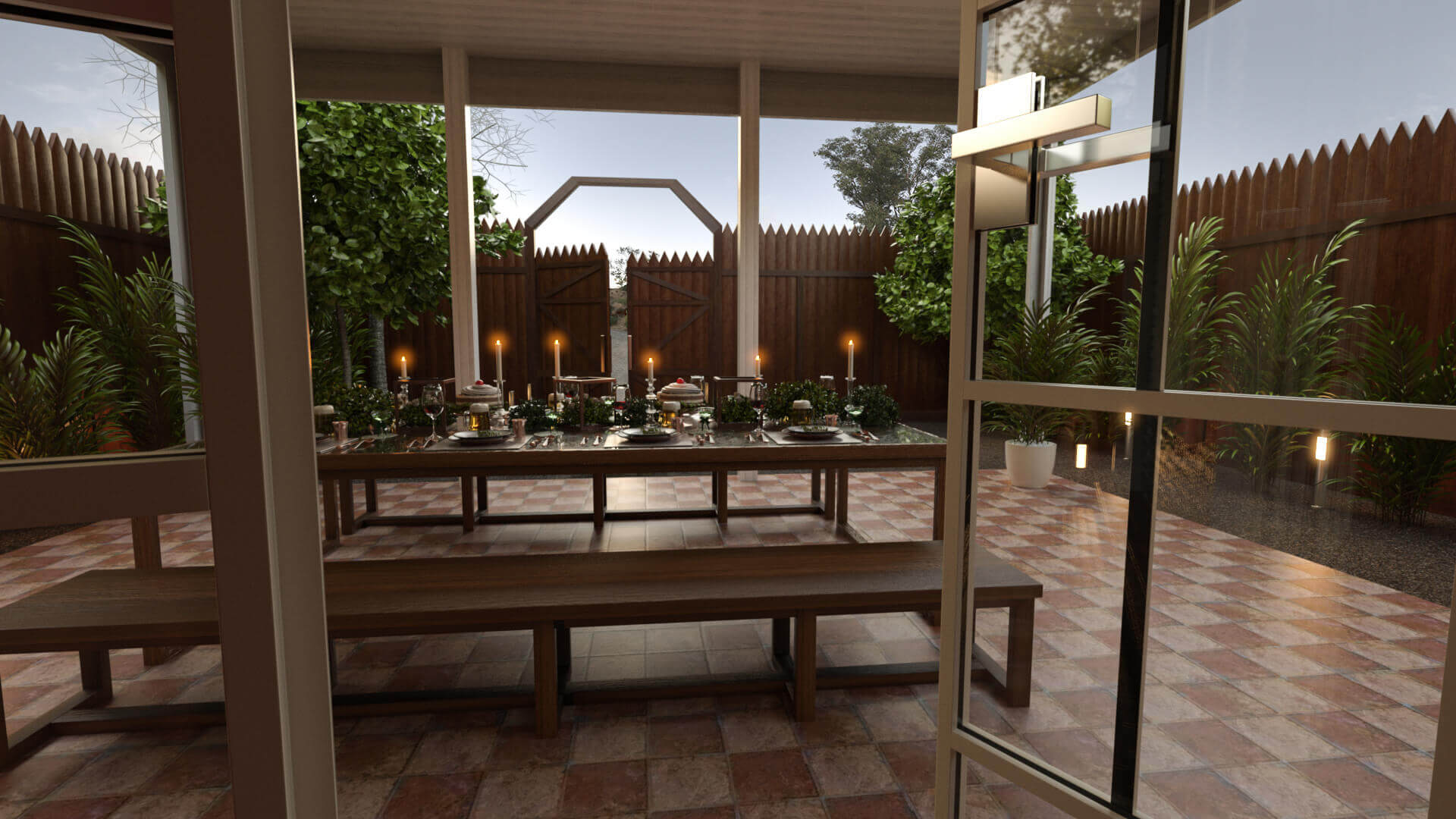 St. Patrick's Dinner 3D Render, Digital Art by clacydarch