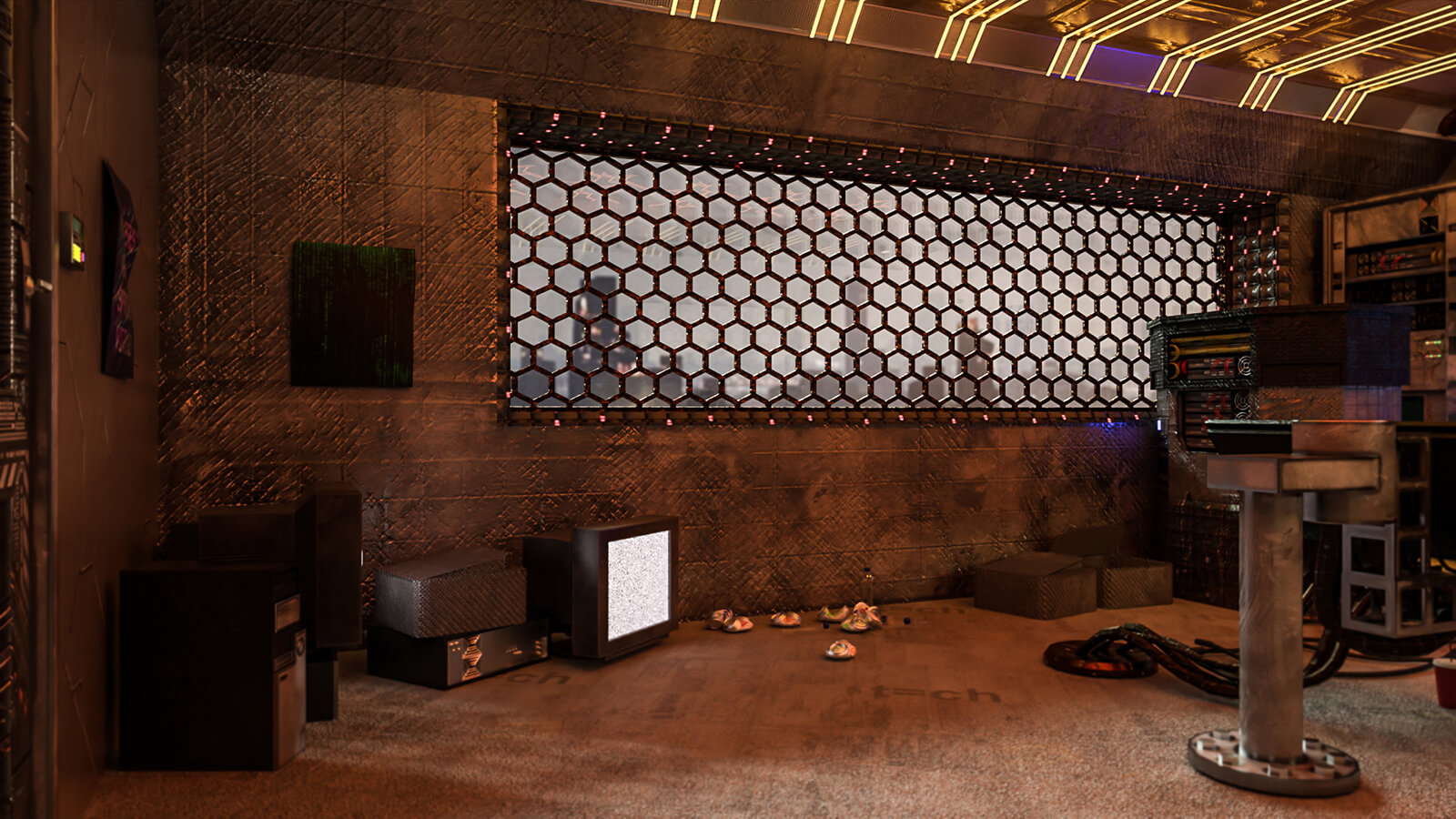 Hackers Room - Daz Content by clacydarch