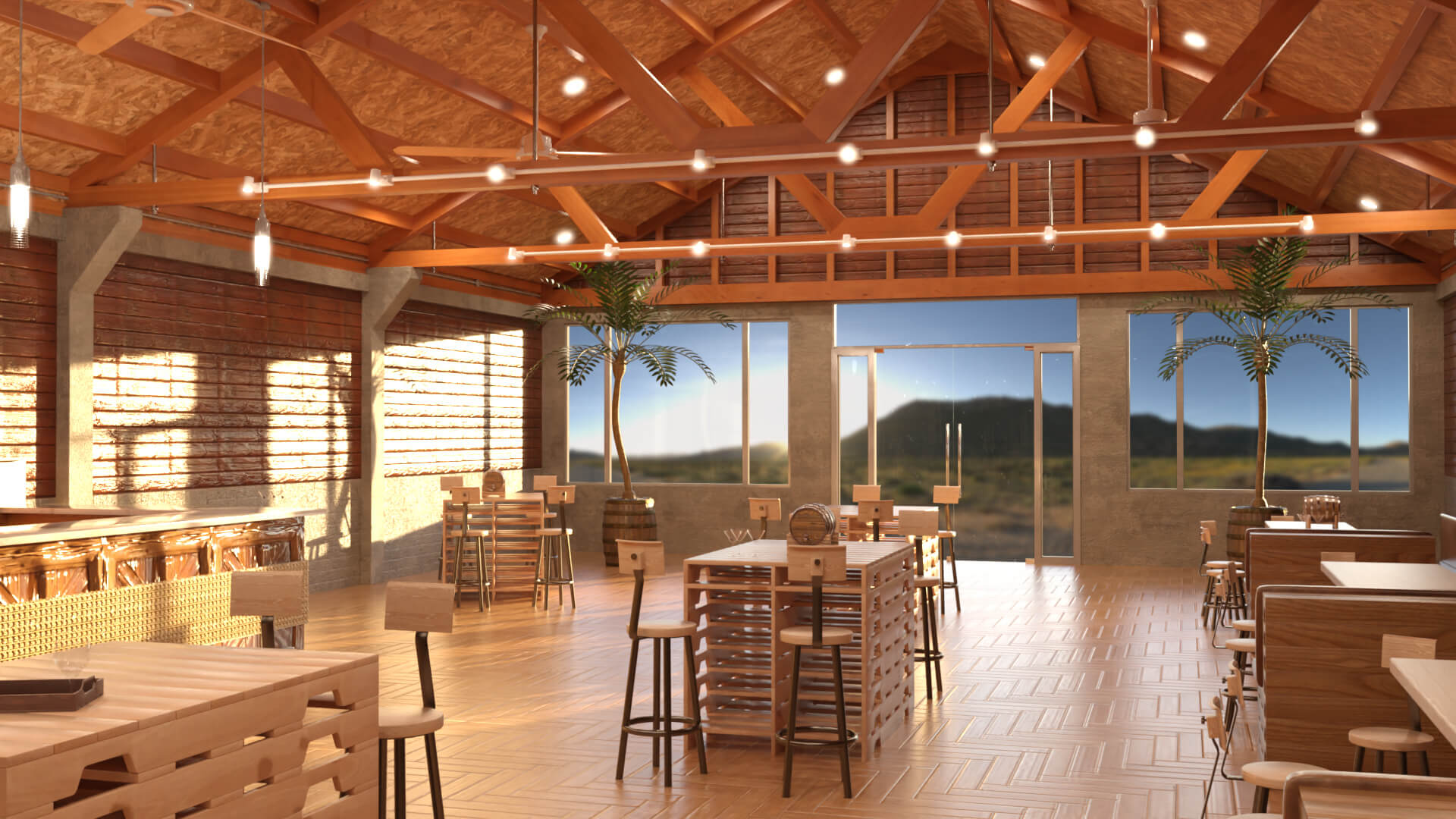 Harvest Barn Restaurant - Daz Content by clacydarch