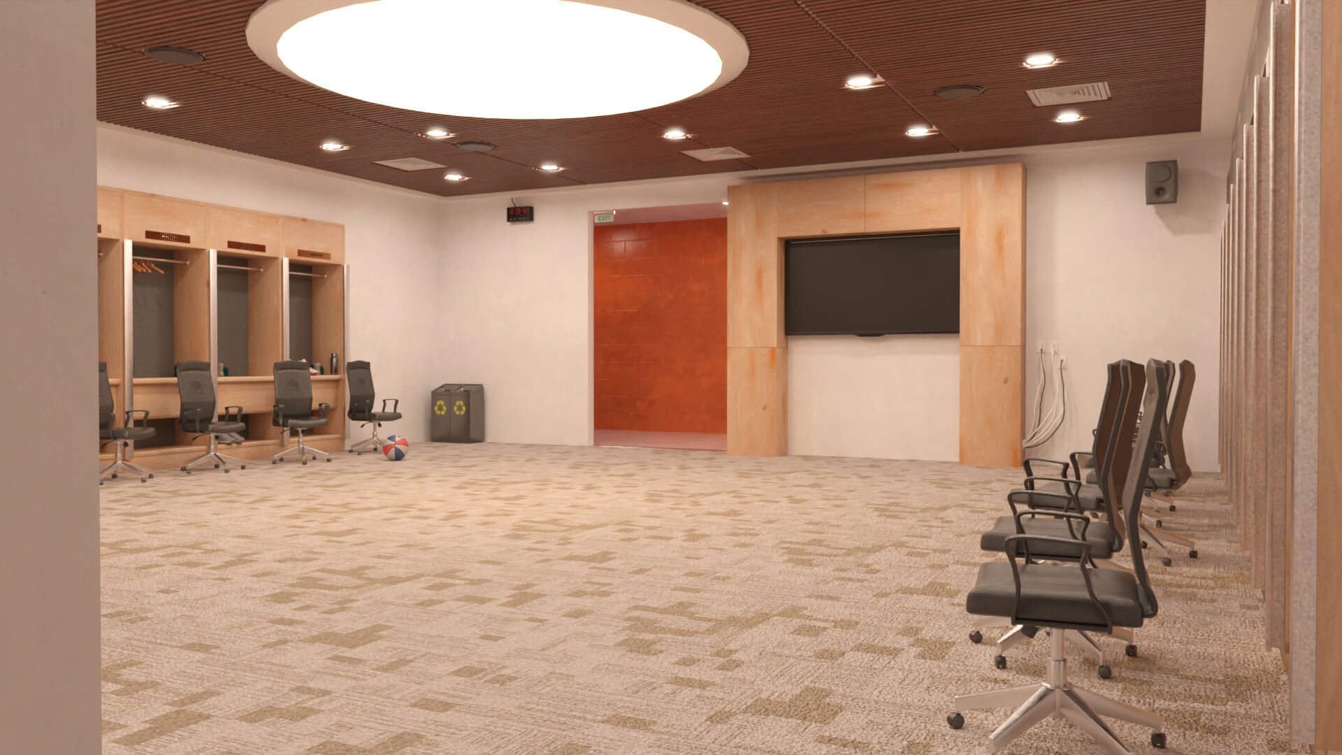 HS Basketball Locker Room - Daz Content by clacydarch