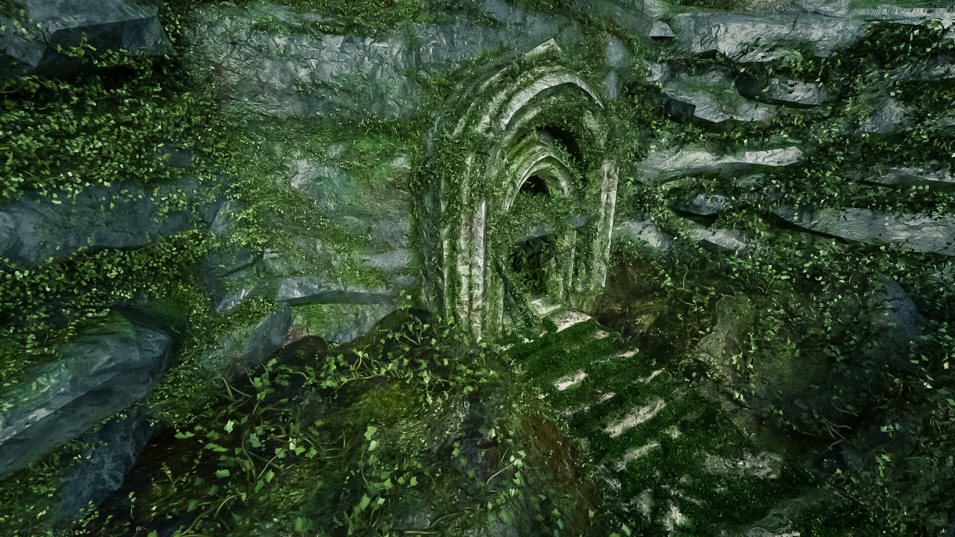 Mysterious Ancient Gate - Daz Content by clacydarch