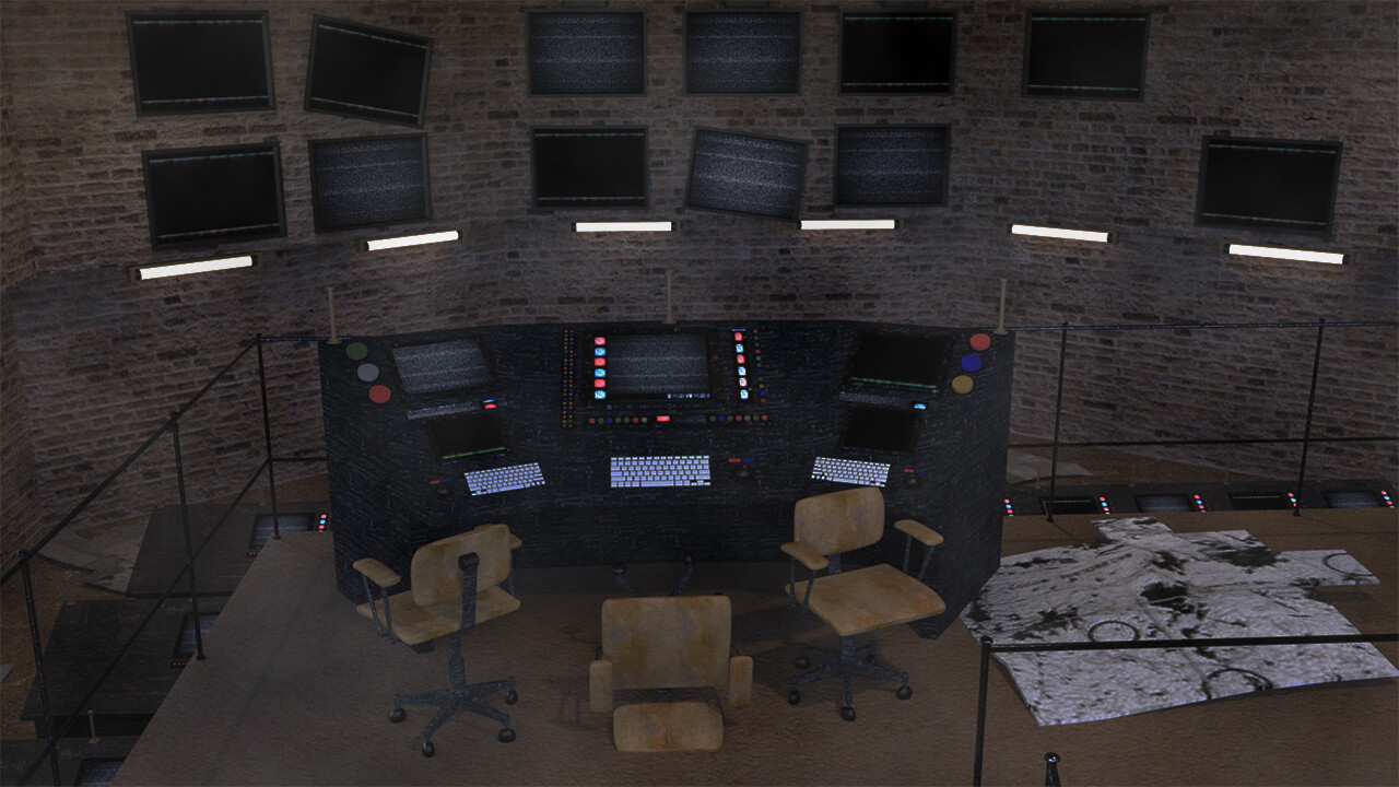 Old Command Center - Daz Content by clacydarch