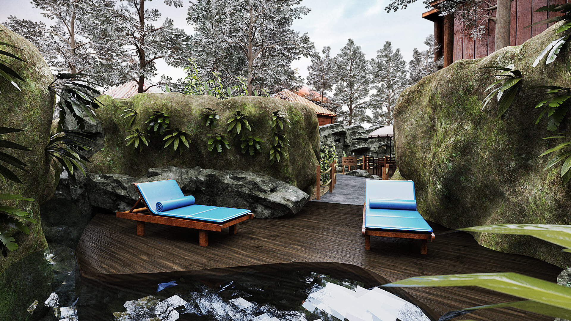 Secret Waterfalls - Daz Content by clacydarch