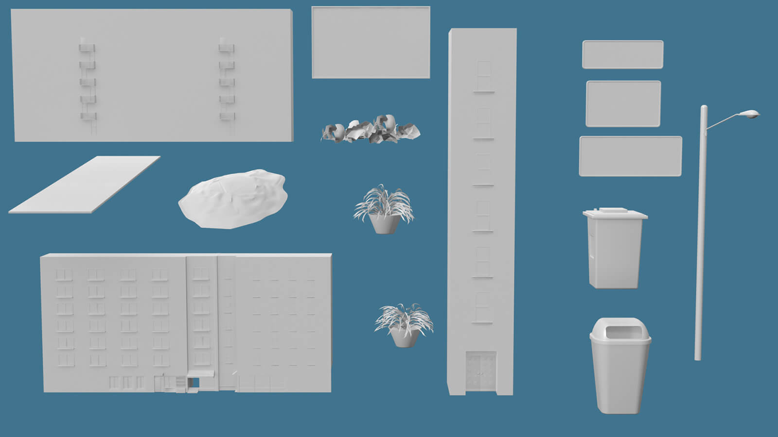 Simple Street Way - Daz Content by clacydarch