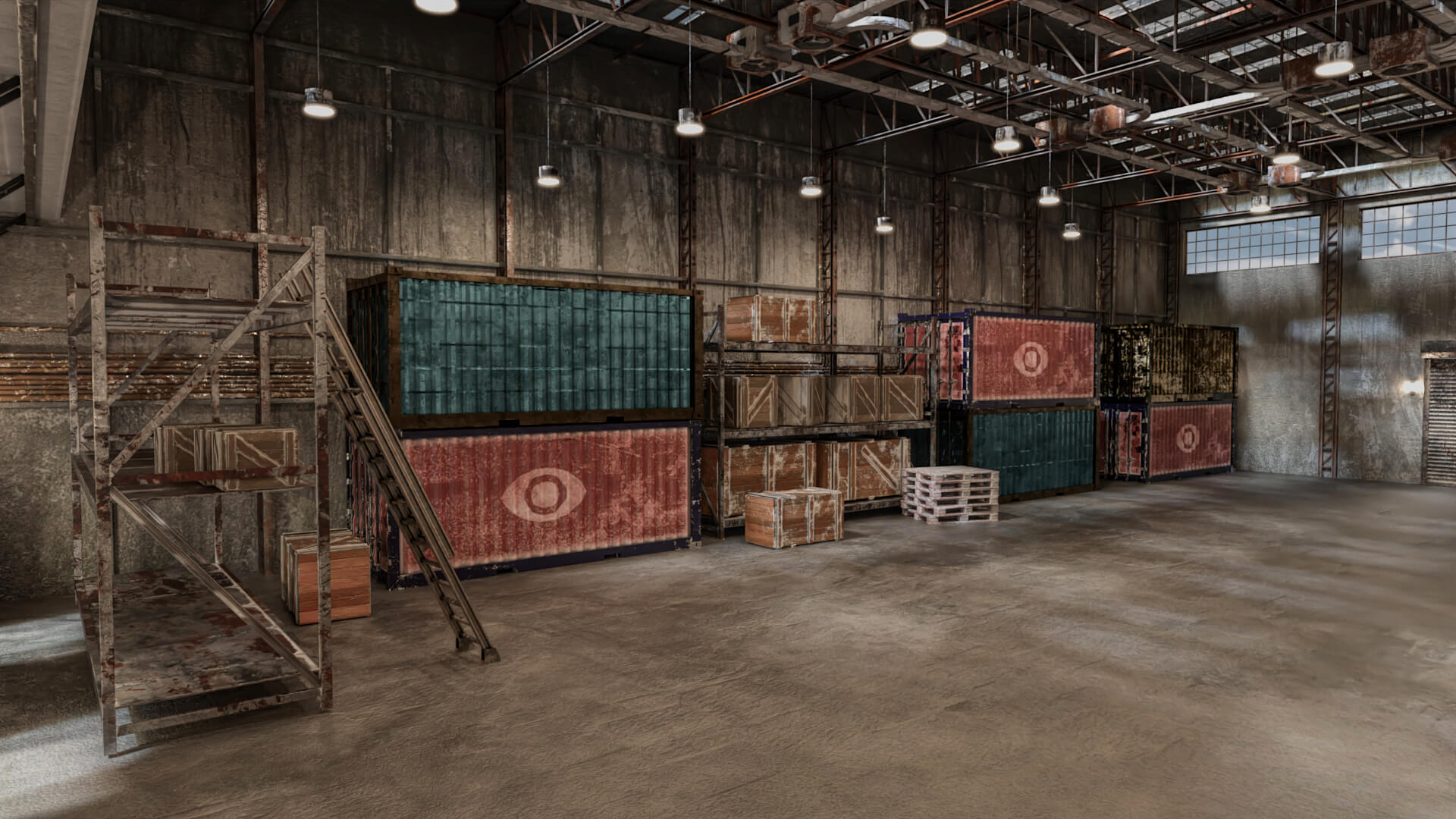 West Warehouse - Daz Content by clacydarch