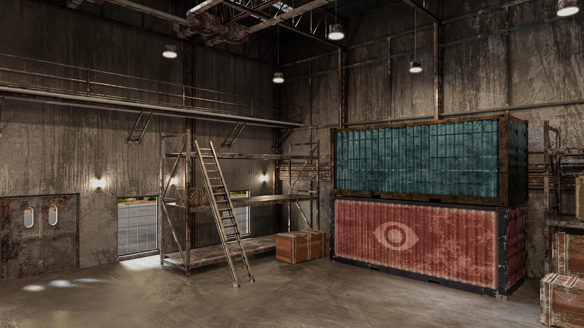 West Warehouse - Daz Content by clacydarch