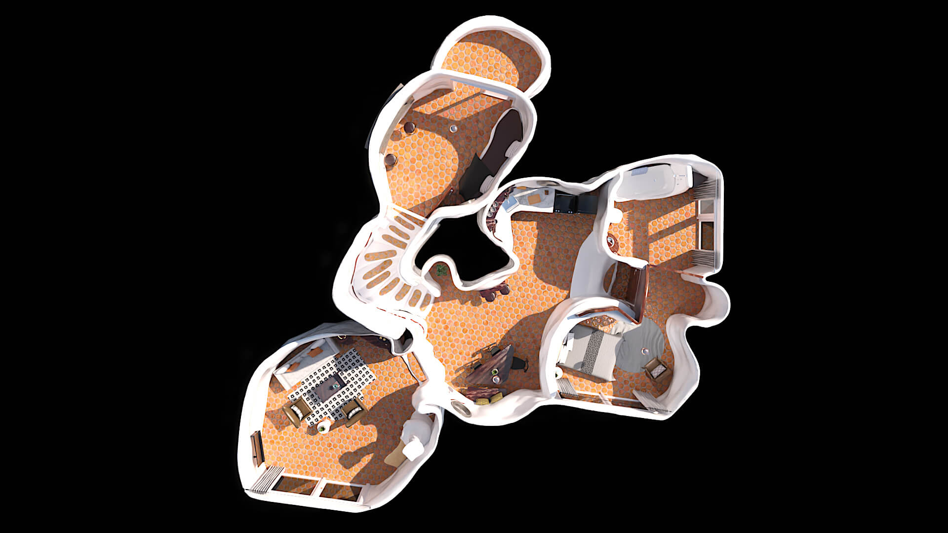 White Shell House - Daz Content by clacydarch