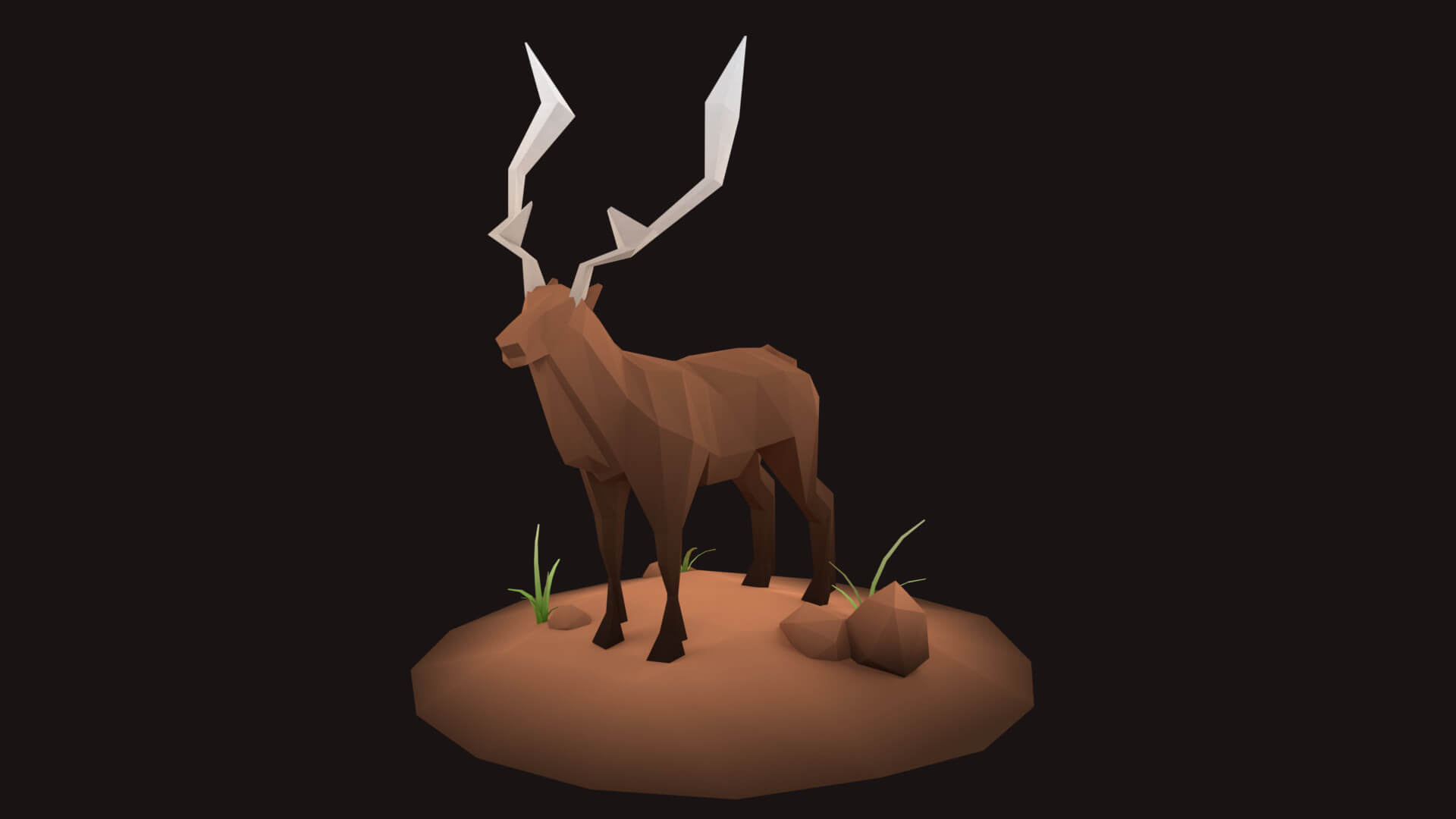 Elk - Free 3D Model by ClarkSmyth