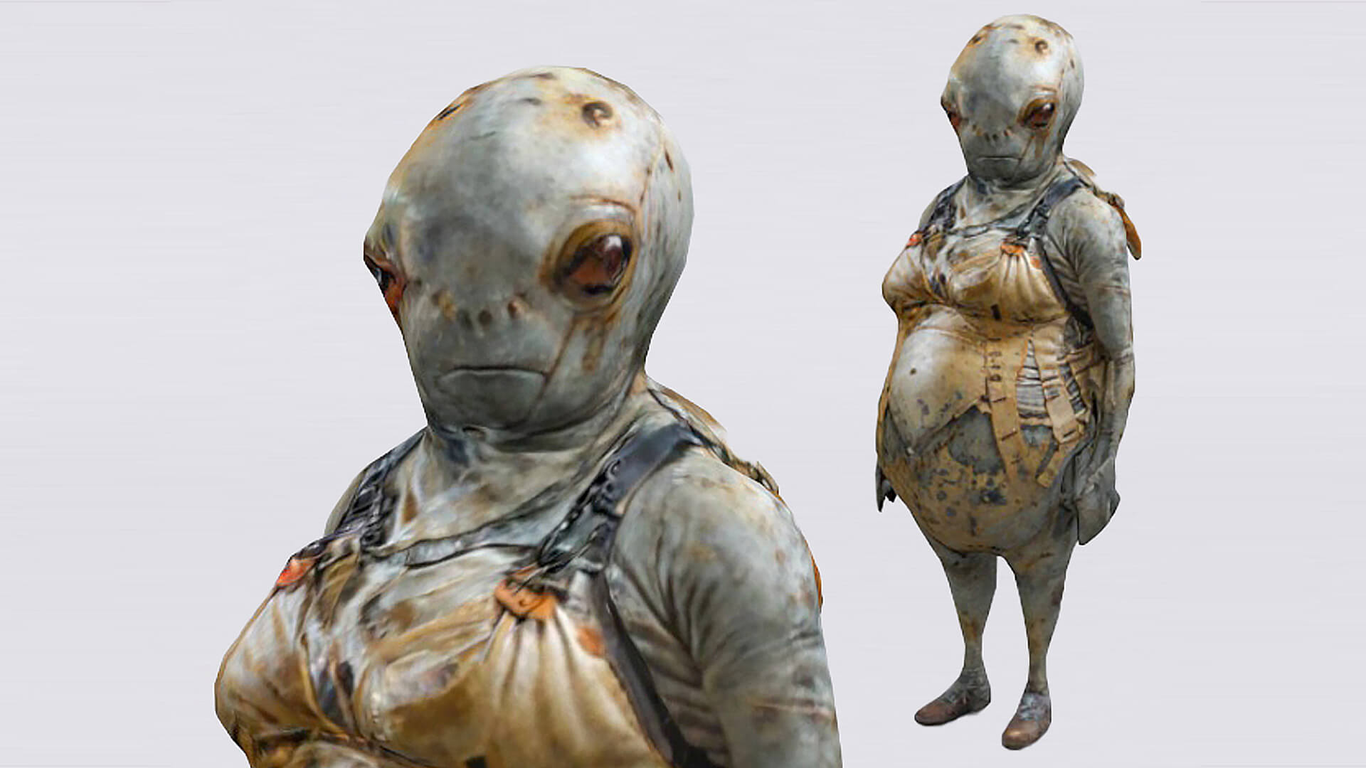 Alien Explorer - 3D Model by Cleveyus