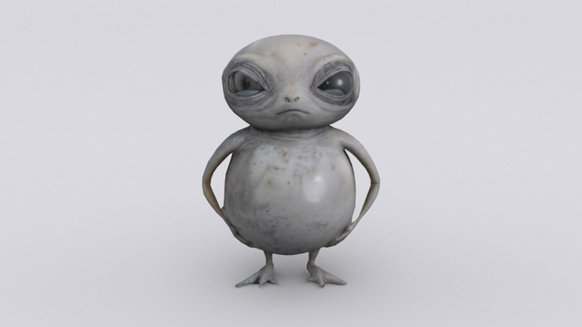 Baby Alien Fat - 3D Model by Cleveyus