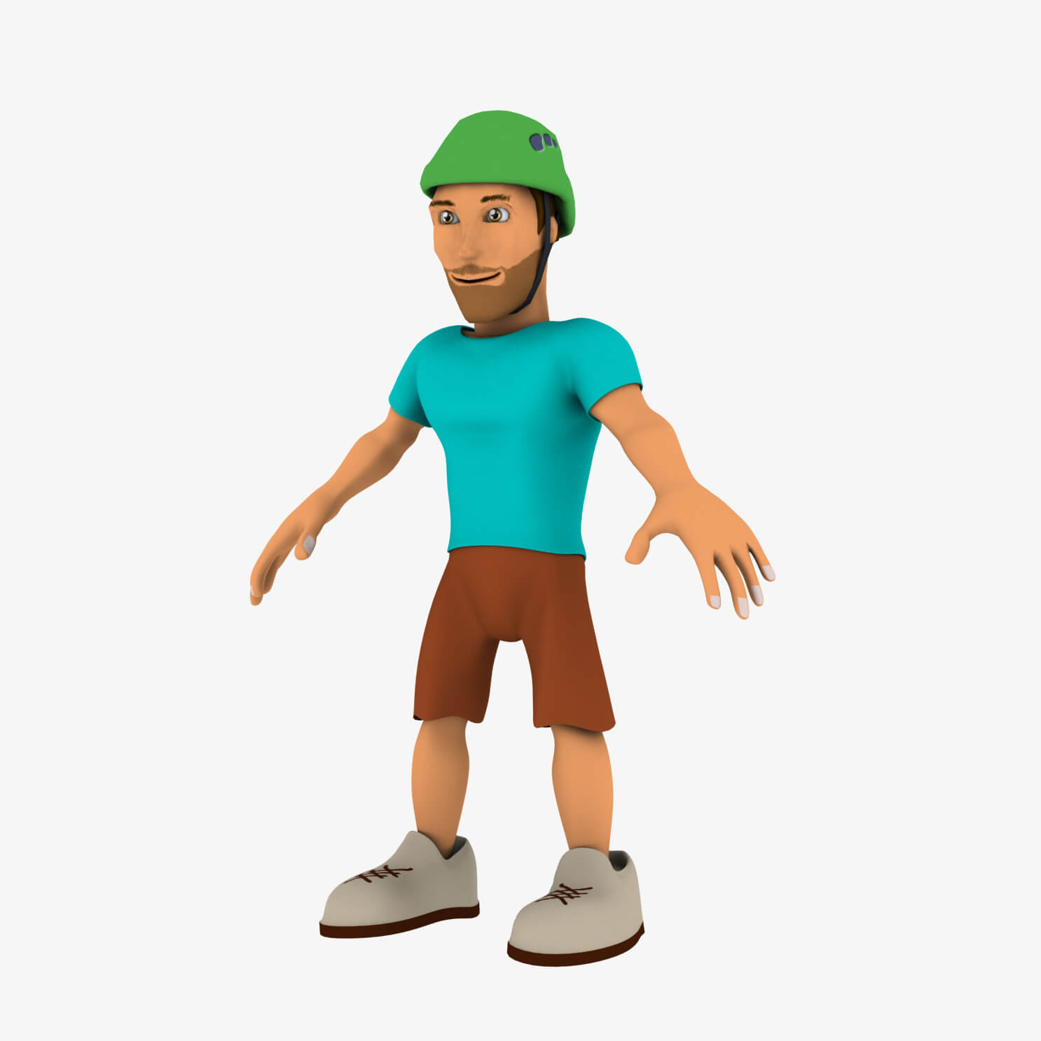 Character Sport - Low Poly 3D Model by Cleveyus