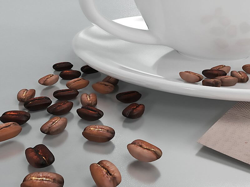 Coffee Cup - 3 Coffee Textures 3D Model by Cleveyus