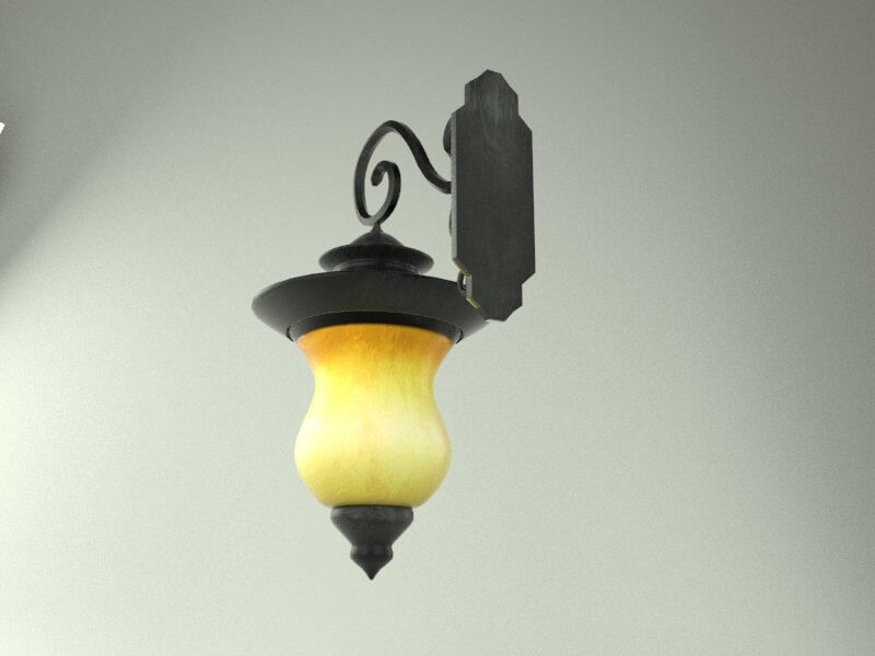 Wall Lamp - 3D Model by Cleveyus